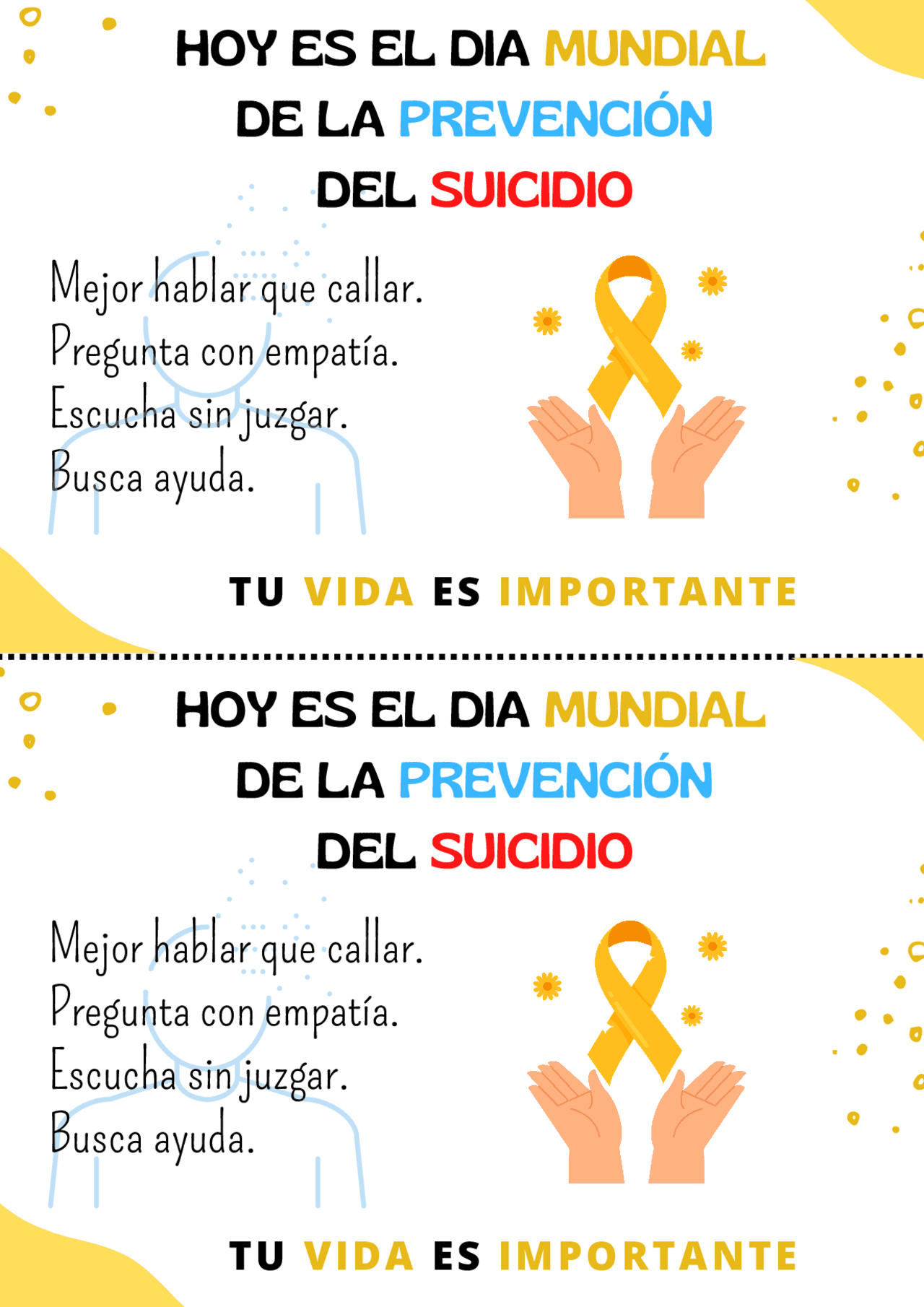 Suicidio Flyer Motivacion Apuntes De Psicología Docsity