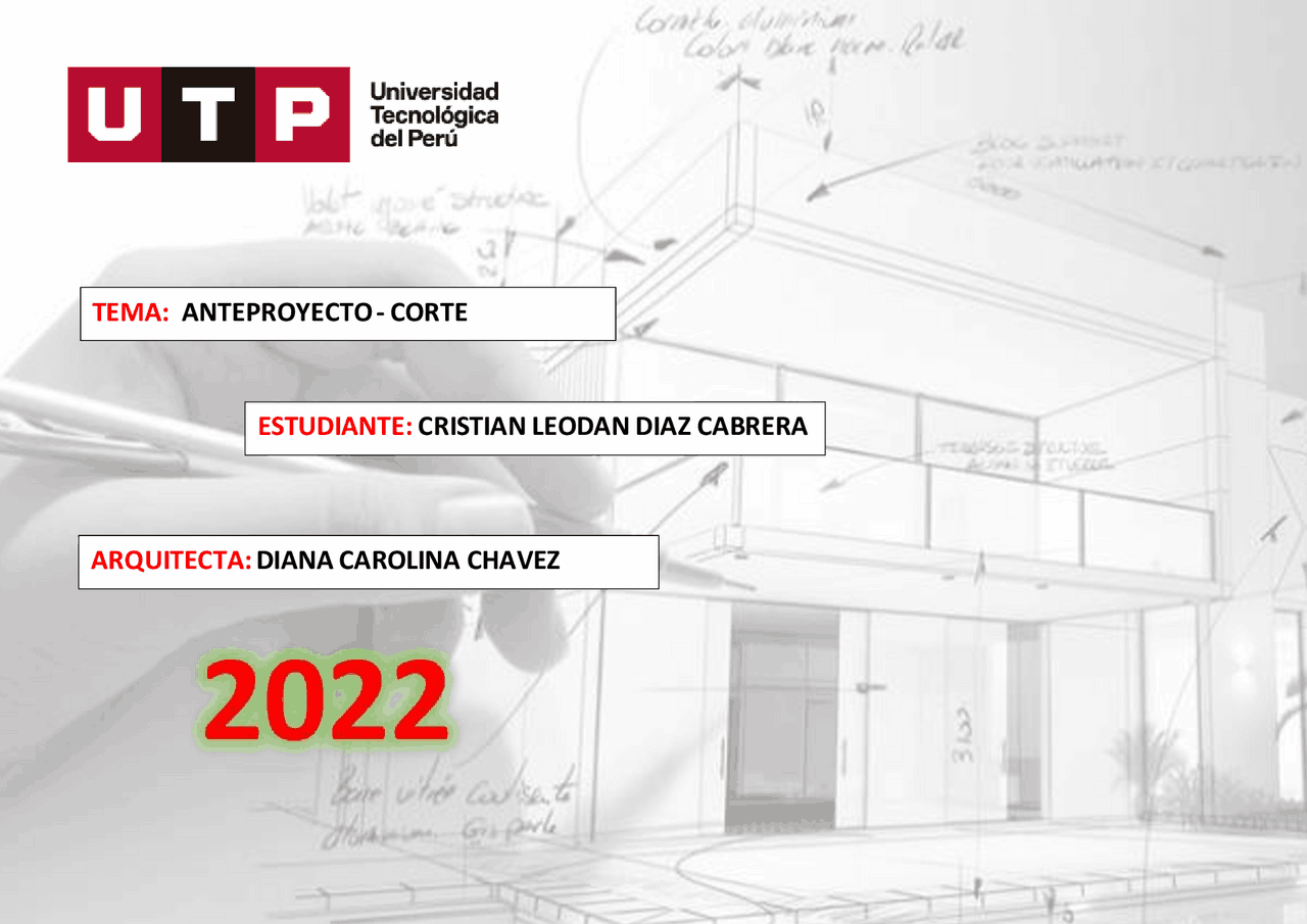 Corte De Arquitectura Ejercicios De Diseño Arquitectónico Docsity
