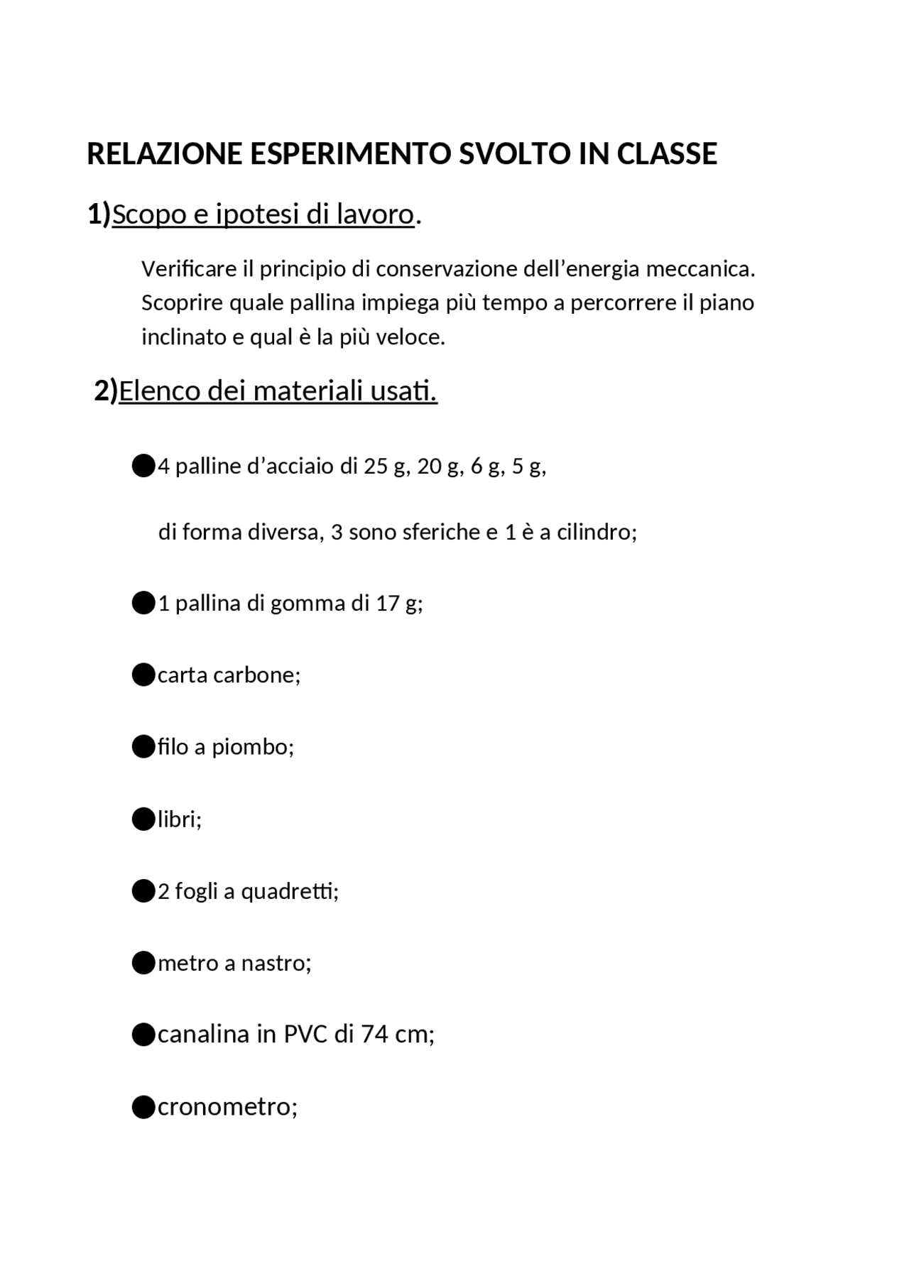 Relazione Di Laboratorio Appunti Di Fisica Docsity