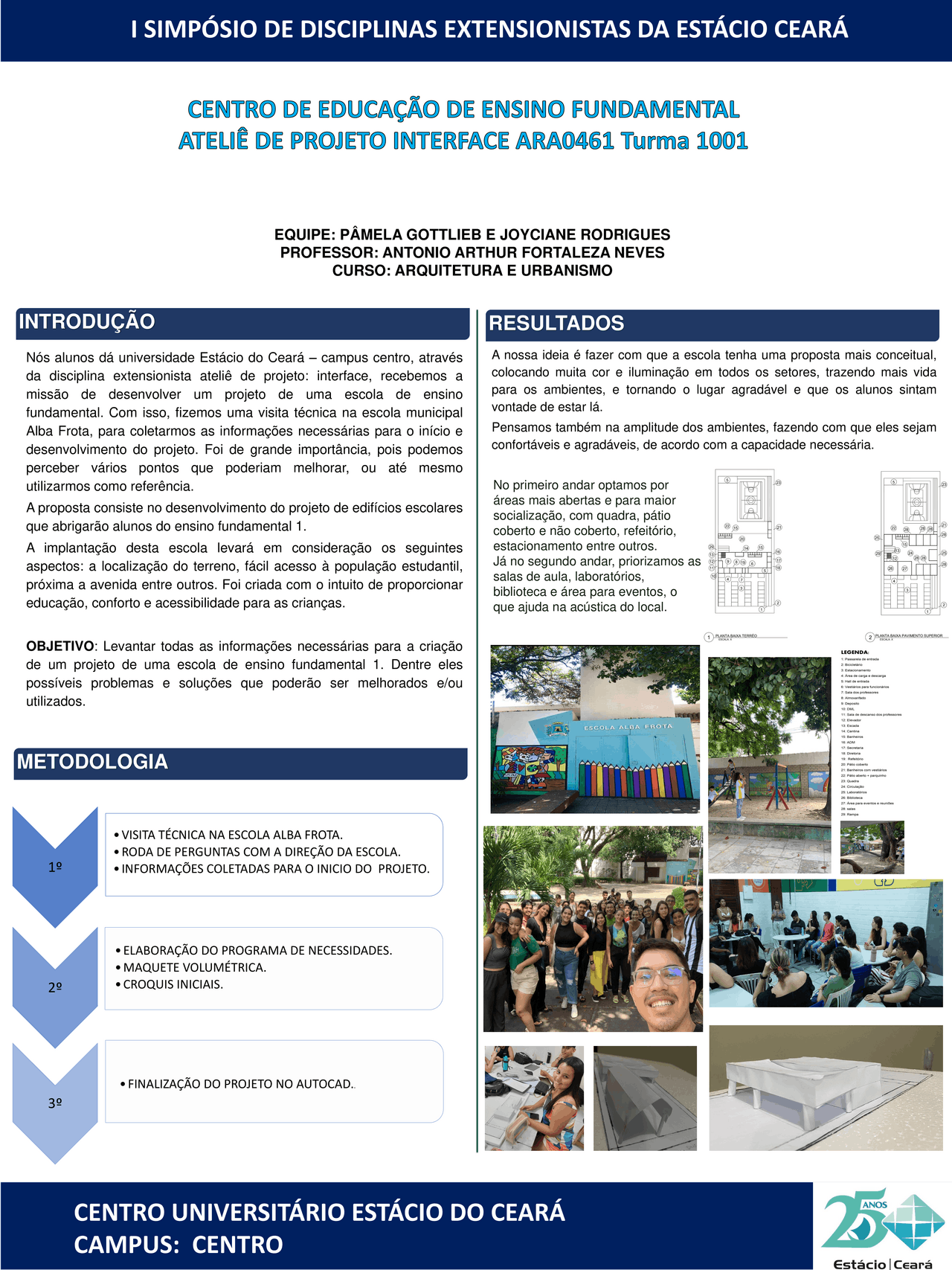 Exemplo de banner de ateliê de projeto | Esquemas Arquitetura | Docsity