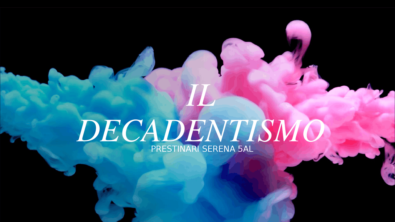 IL DECADENTISMO-POWER POINT | Slides de Italiano | Docsity