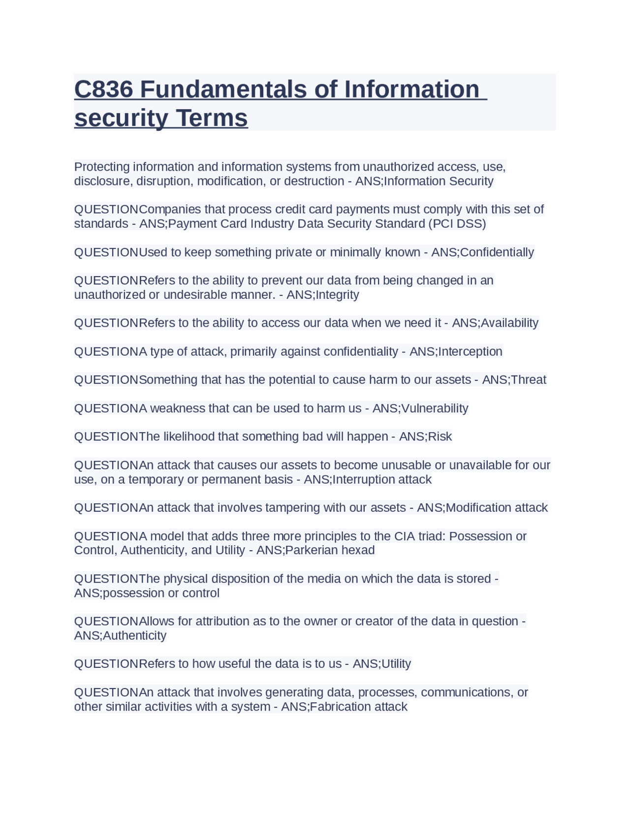 C836_fundamentals_of_information_security_terms.docx | Exams Nursing ...