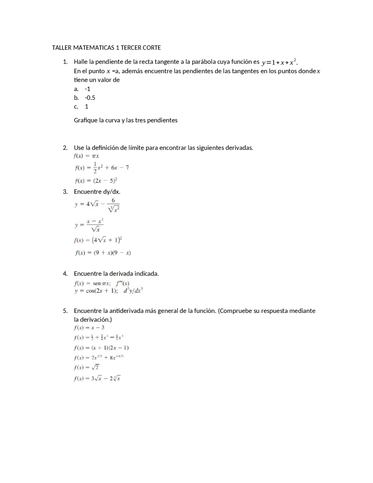 EJERCICIOS PROPUESTOS | Ejercicios de Matemáticas | Docsity