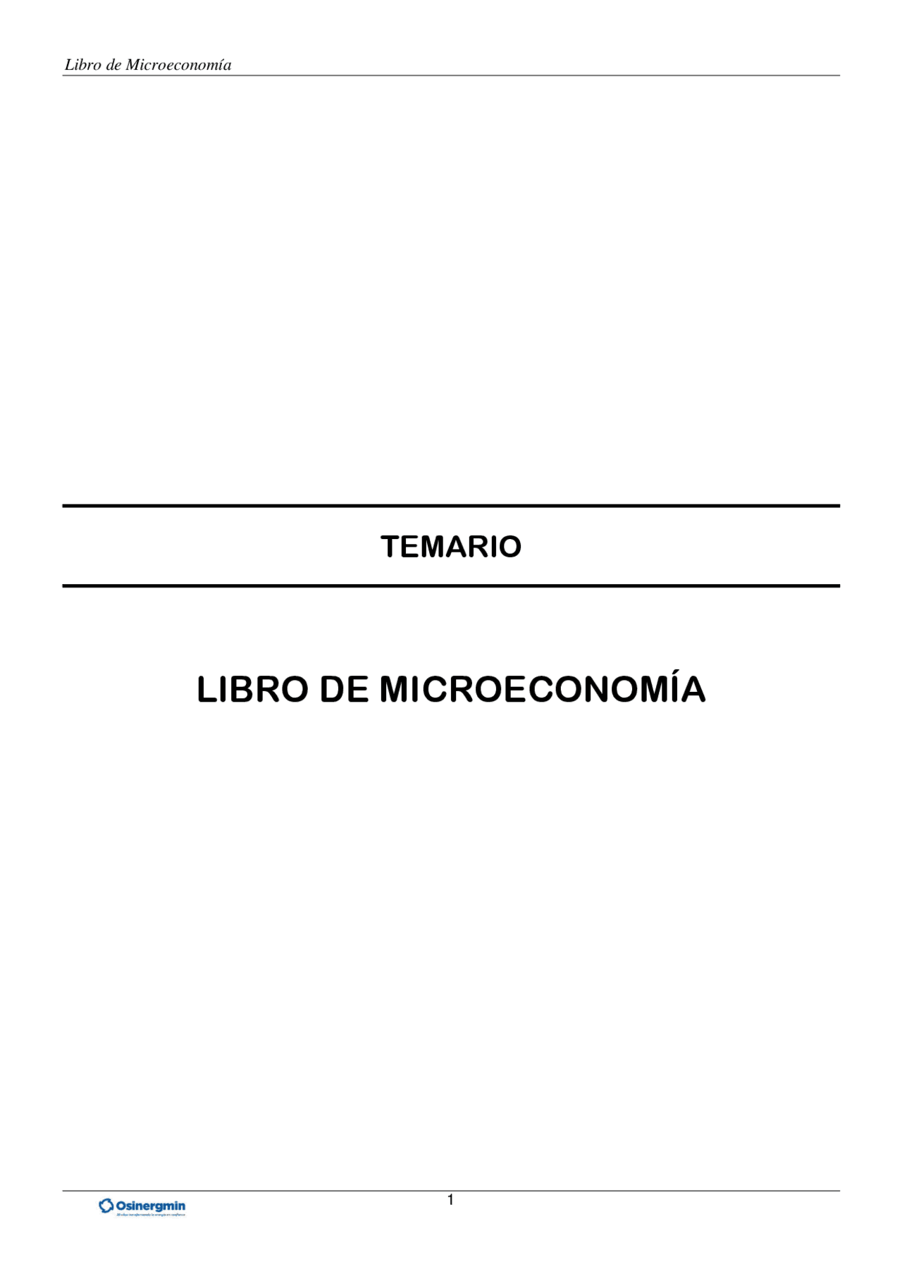 Economia Microeconomia | Monografías, Ensayos de Econometría | Docsity