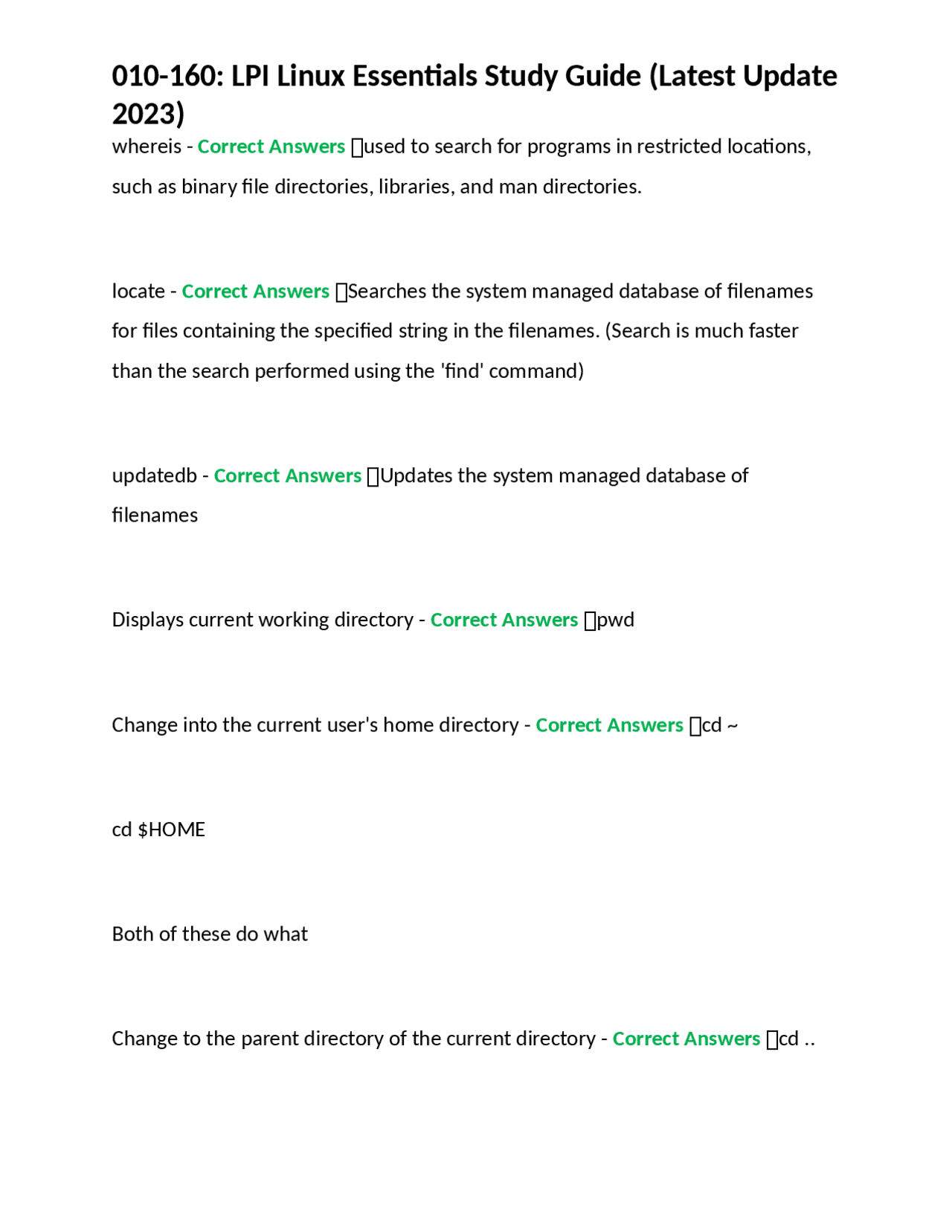 010-160: LPI Linux Essentials Study Guide (Latest Update 2023) | Exams ...