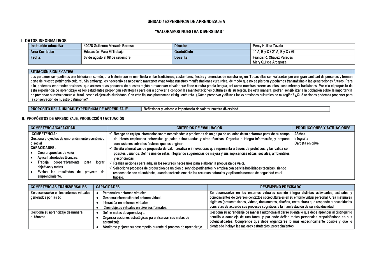 Unidad De Educacion Para El Trabajo Apuntes De Computación Aplicada