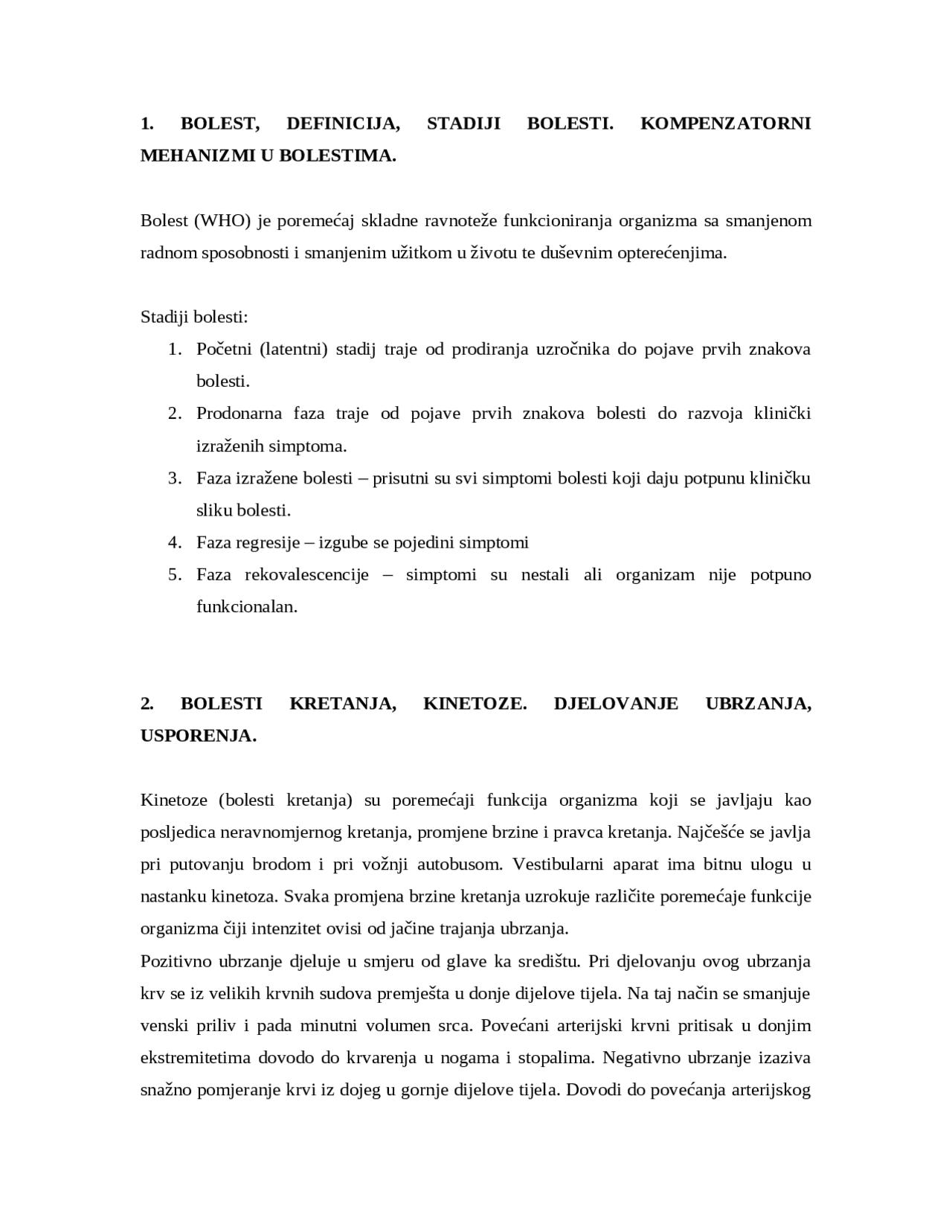 Skripta Iz Patofiziologije Skripte Predlog Patofiziologija Docsity