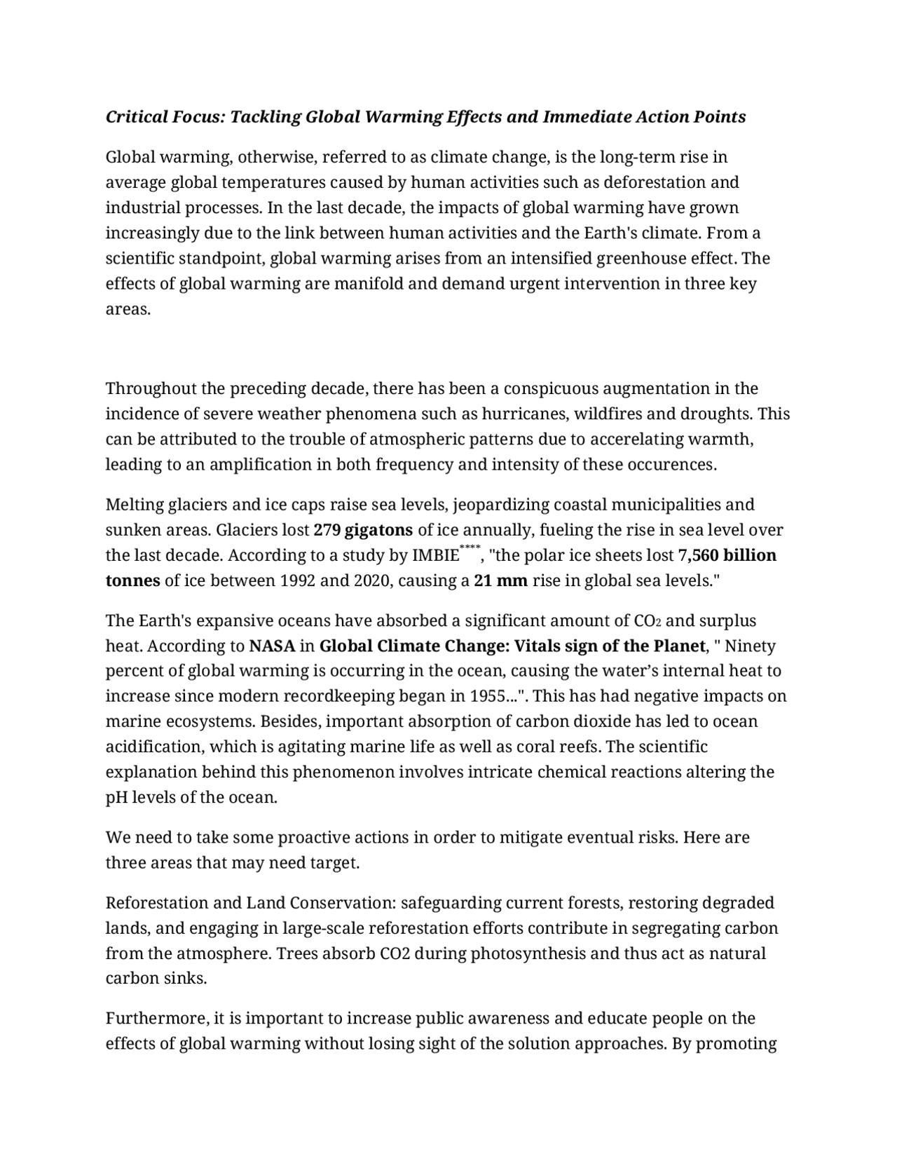 Global warming: What to know about it? | Study Guides, Projects ...