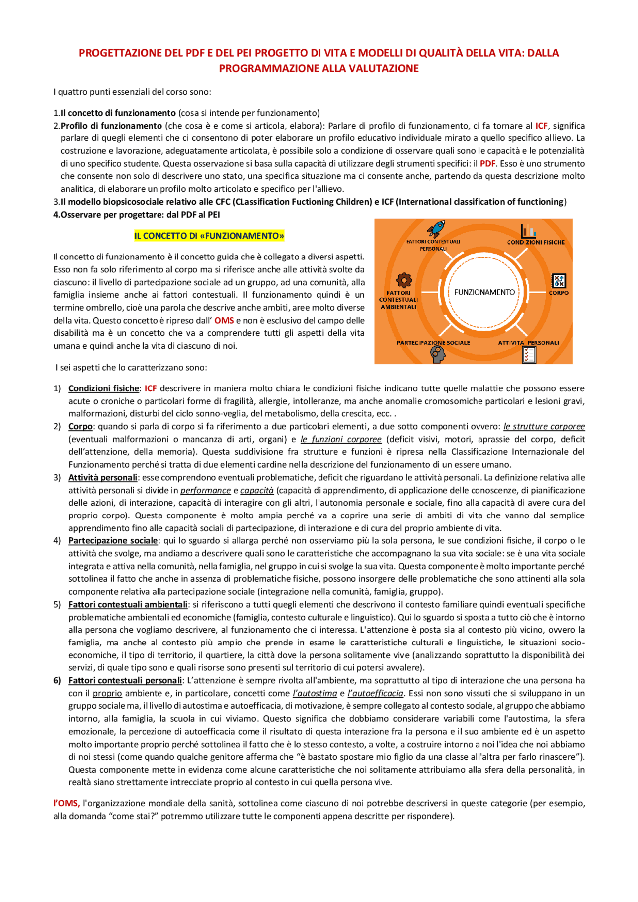 Progettazione Del Pdf E Del Pei Progetto Di Vita E Modelli Di QualitÀ