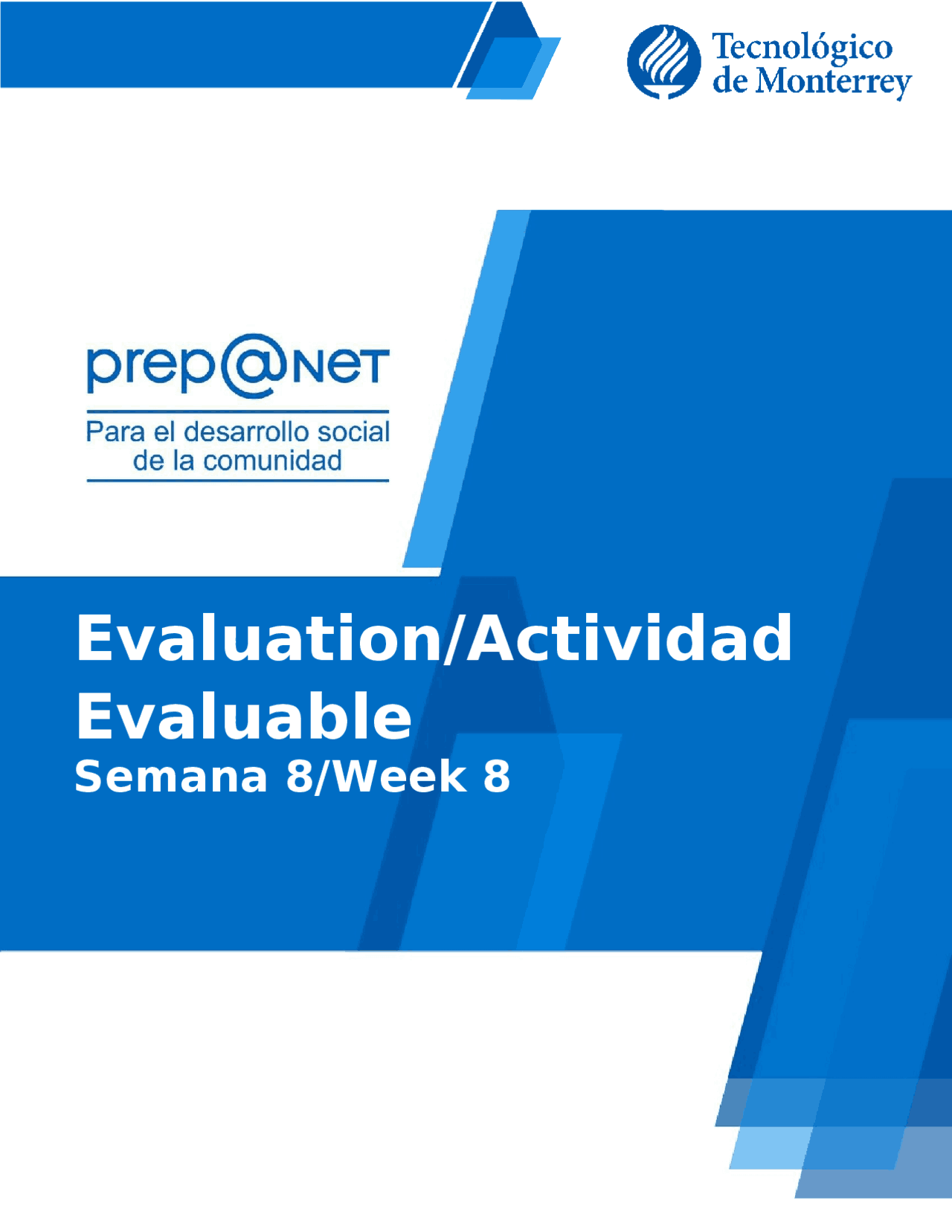 Actividades Evaluables Semana 8 Ejercicios De Inglés Docsity