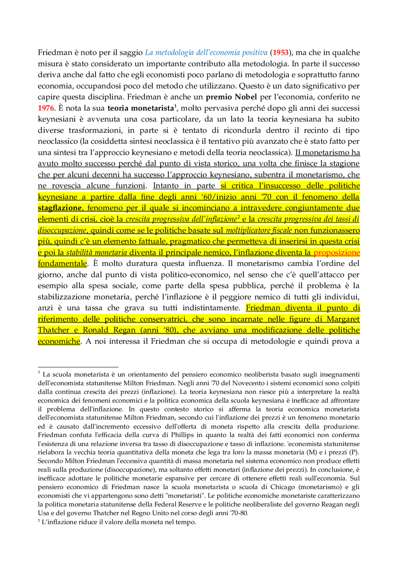 Fondamenti Delleconomia Schemi E Mappe Concettuali Di Economia Docsity