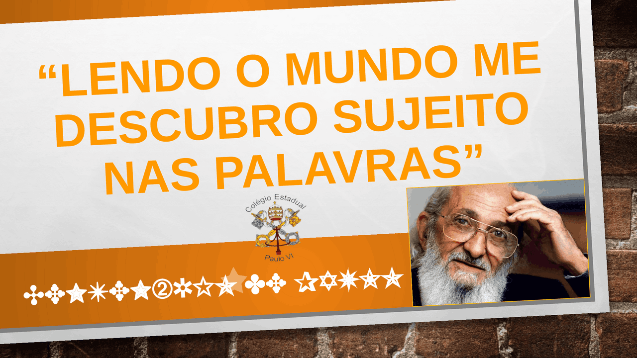 Resumo sobre o centenário Paulo Freire. | Esquemas Português (Gramática ...