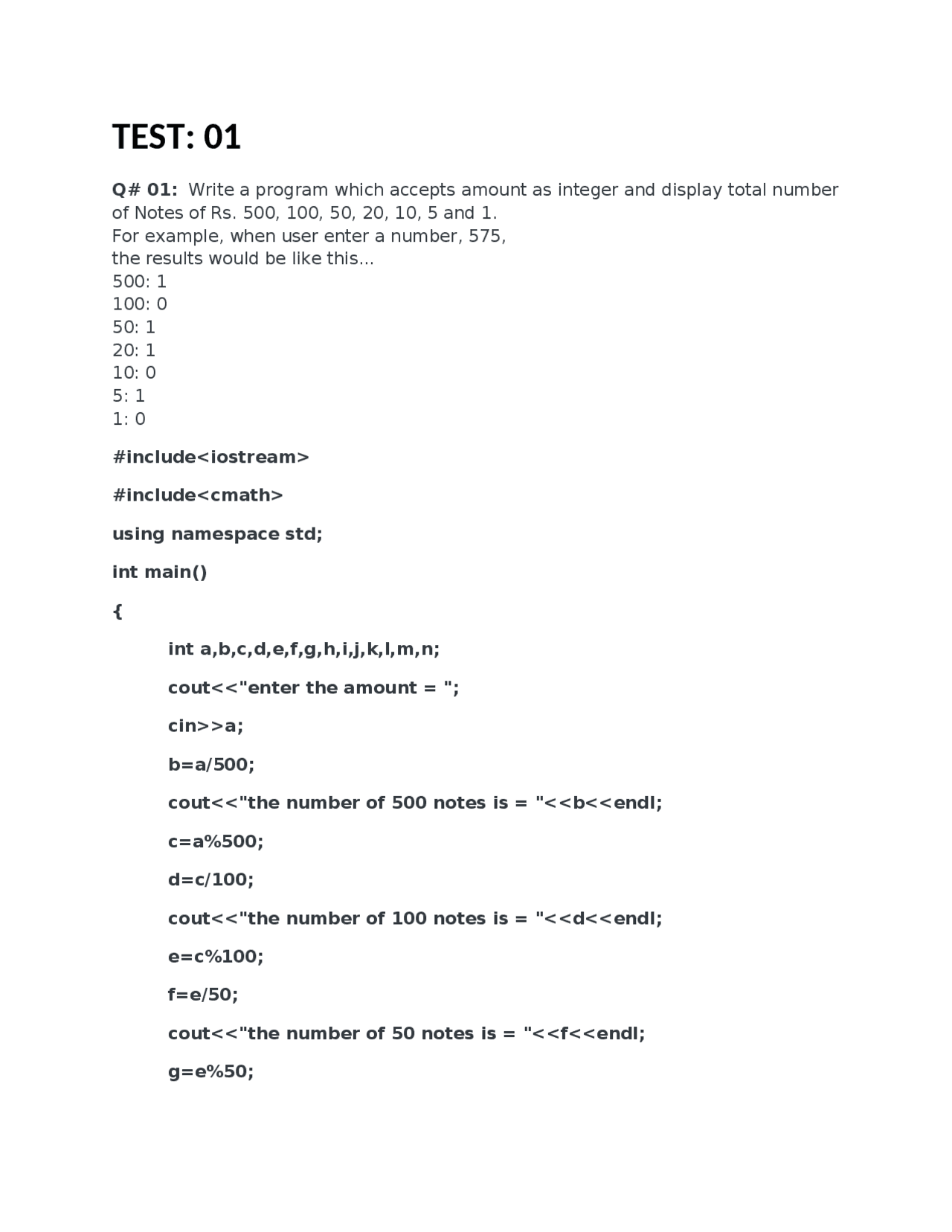Quadratic equation problem using c++ | Study notes Computer Programming ...