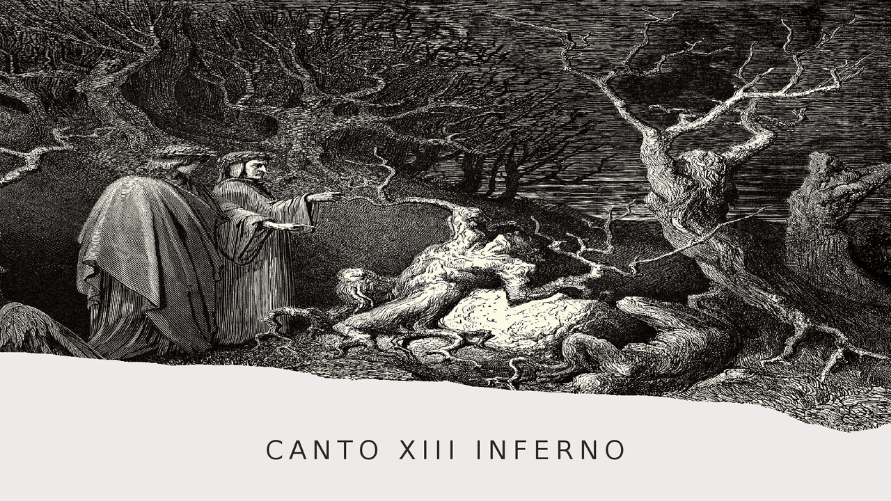 CANTO INFERNO XIII DIVINA COMMEDIA | Schemi e mappe concettuali di ...