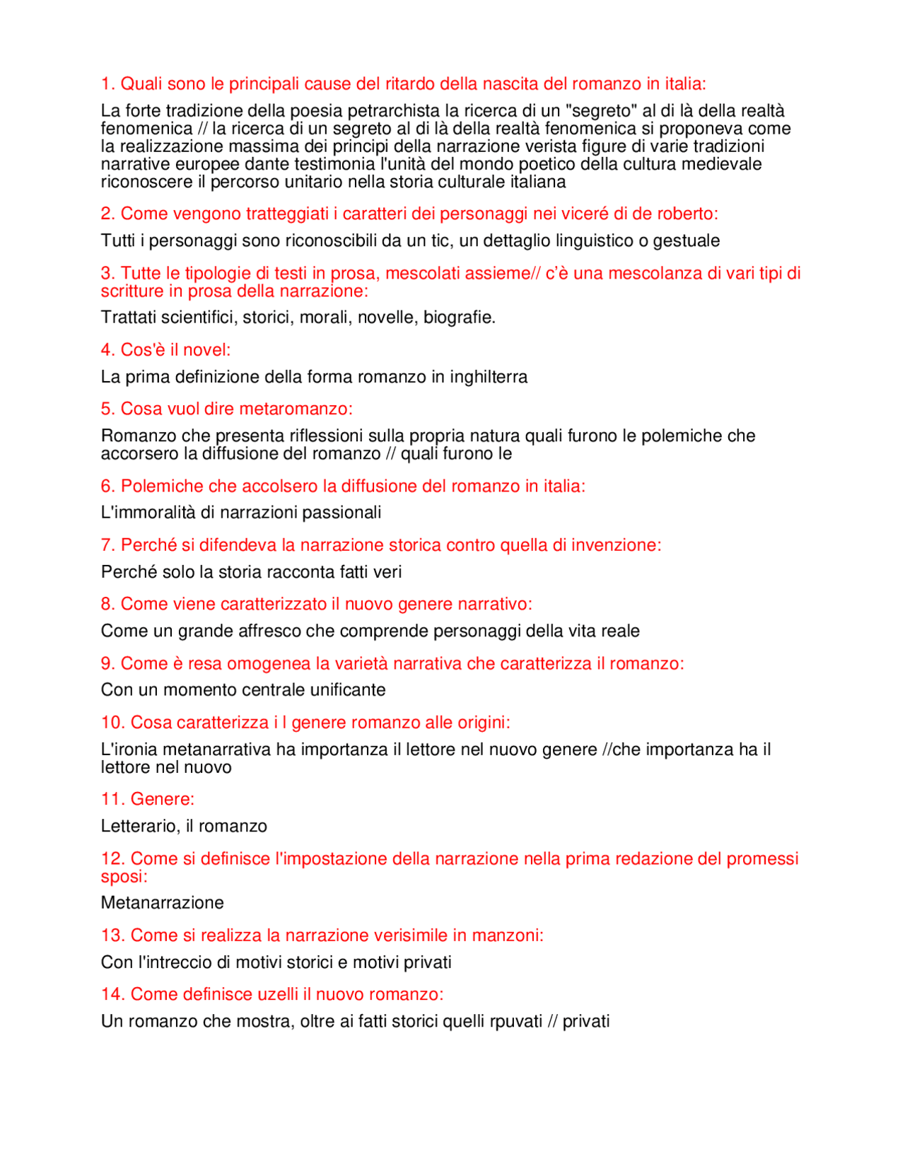 Paniere Letteratura italiana L12 Lingue e mercati Mercatorum Aggiornato ...