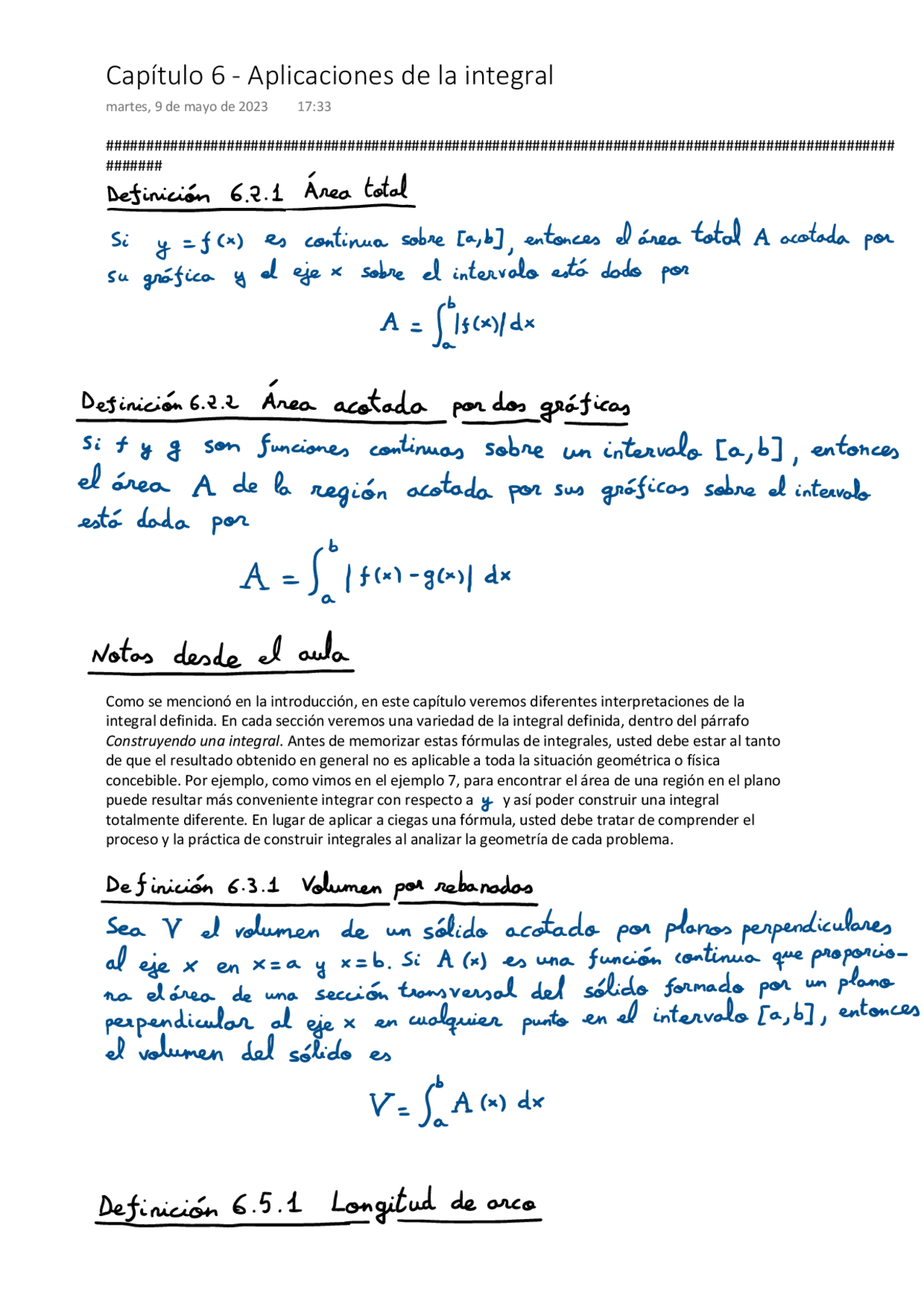 6 Aplicaciones De La Integral Cálculo De Una Variable Zill Wright