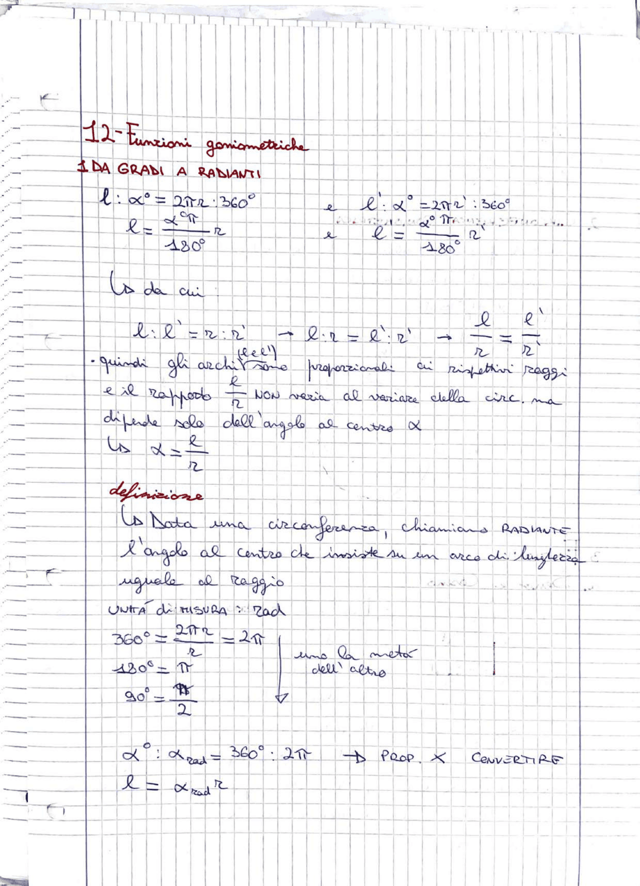 Matematica Funzioni Goniometriche E Trasformazioni Geometriche