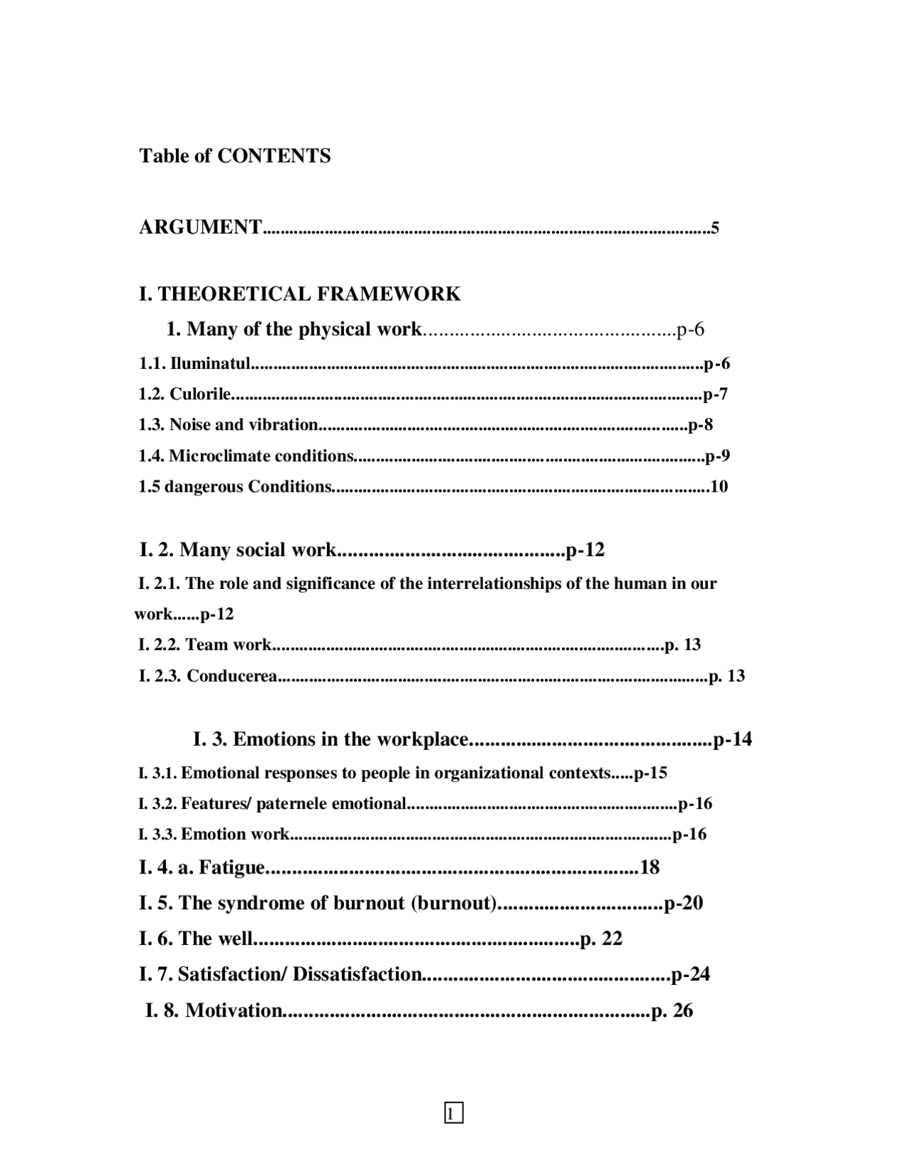 Working Conditions and their Importance at the Workplace | Essays ...