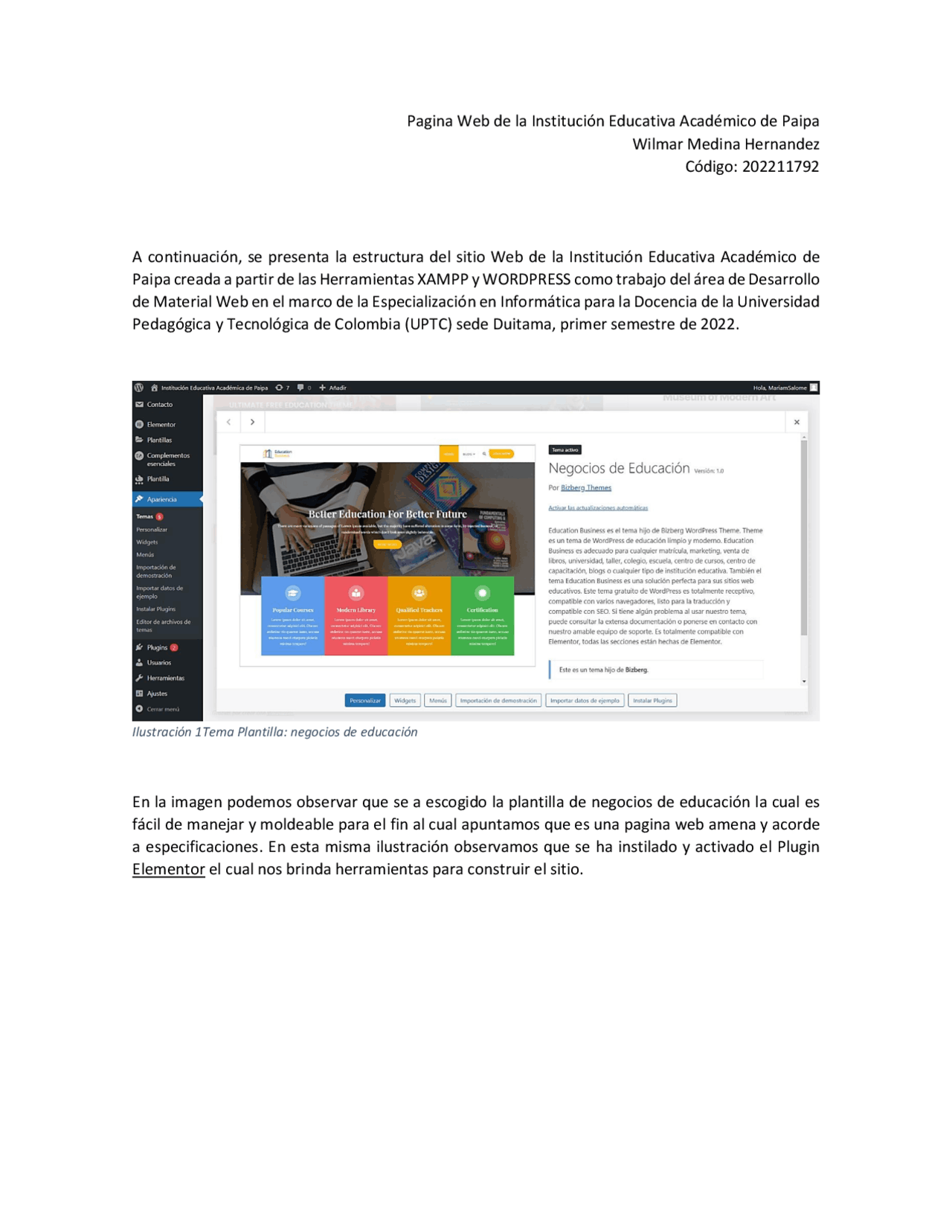 Diseño Pagina Web IE | Ejercicios de Diseño y Desarrollo Web | Docsity