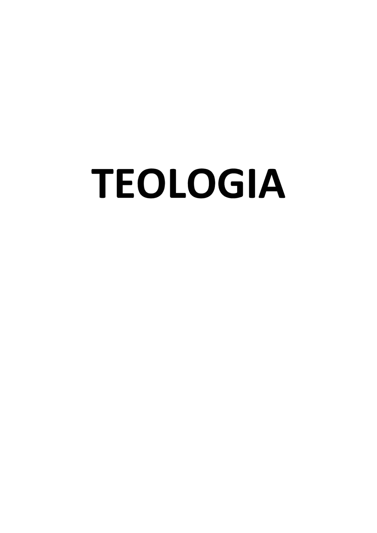 Teologia Sacra Scrittura Esame Completo Dispense Di Teologia Docsity