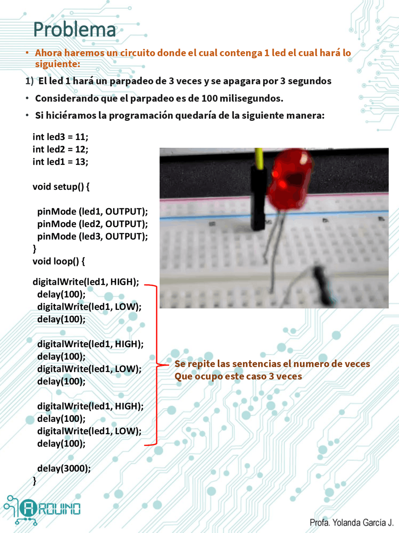 CICLO FOR EXPLICADO FACILMENTE ARDUINO | Apuntes de Matemáticas ...