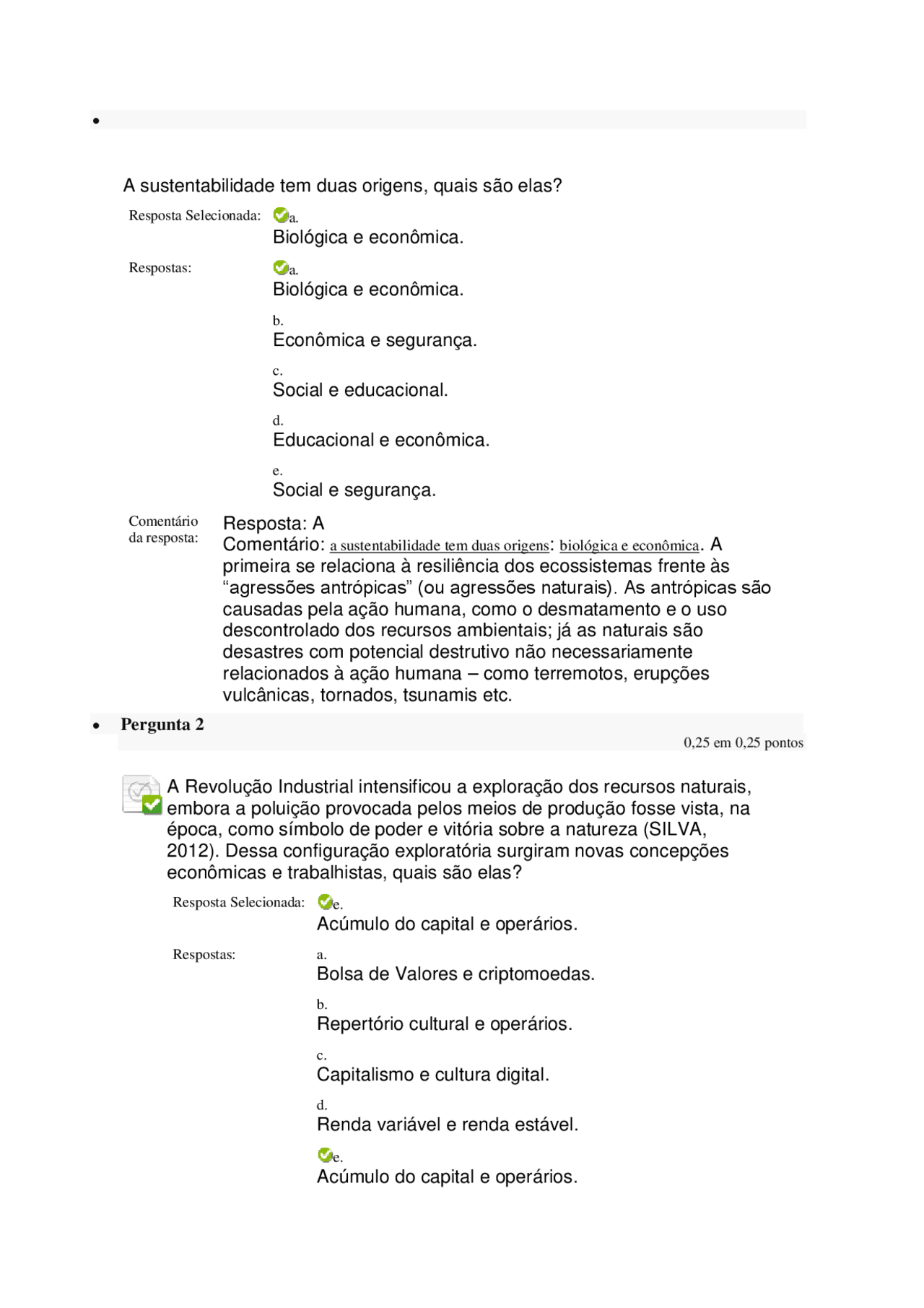 Etica Cidadania E Sustentabilidade Unip Exercícios Ética Docsity