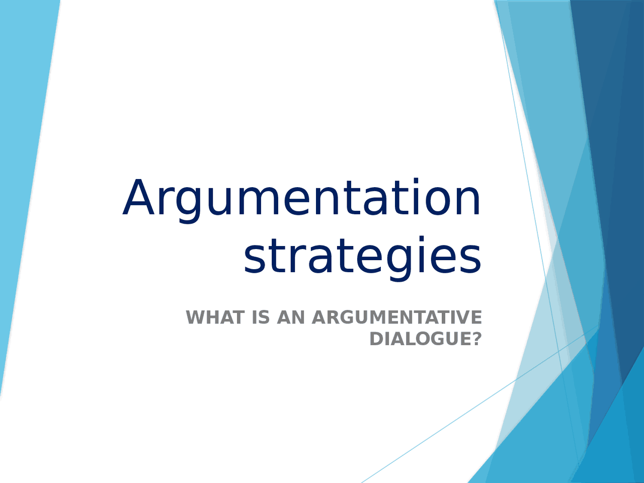 Third Class Of Estratégias Argumentativas Slides Comunicação Docsity