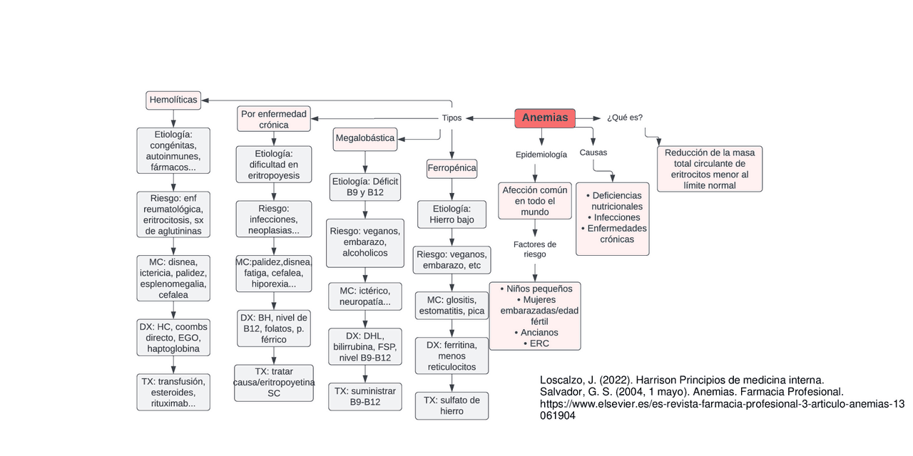 Introducción a la Hematología | Esquemas y mapas conceptuales de ...