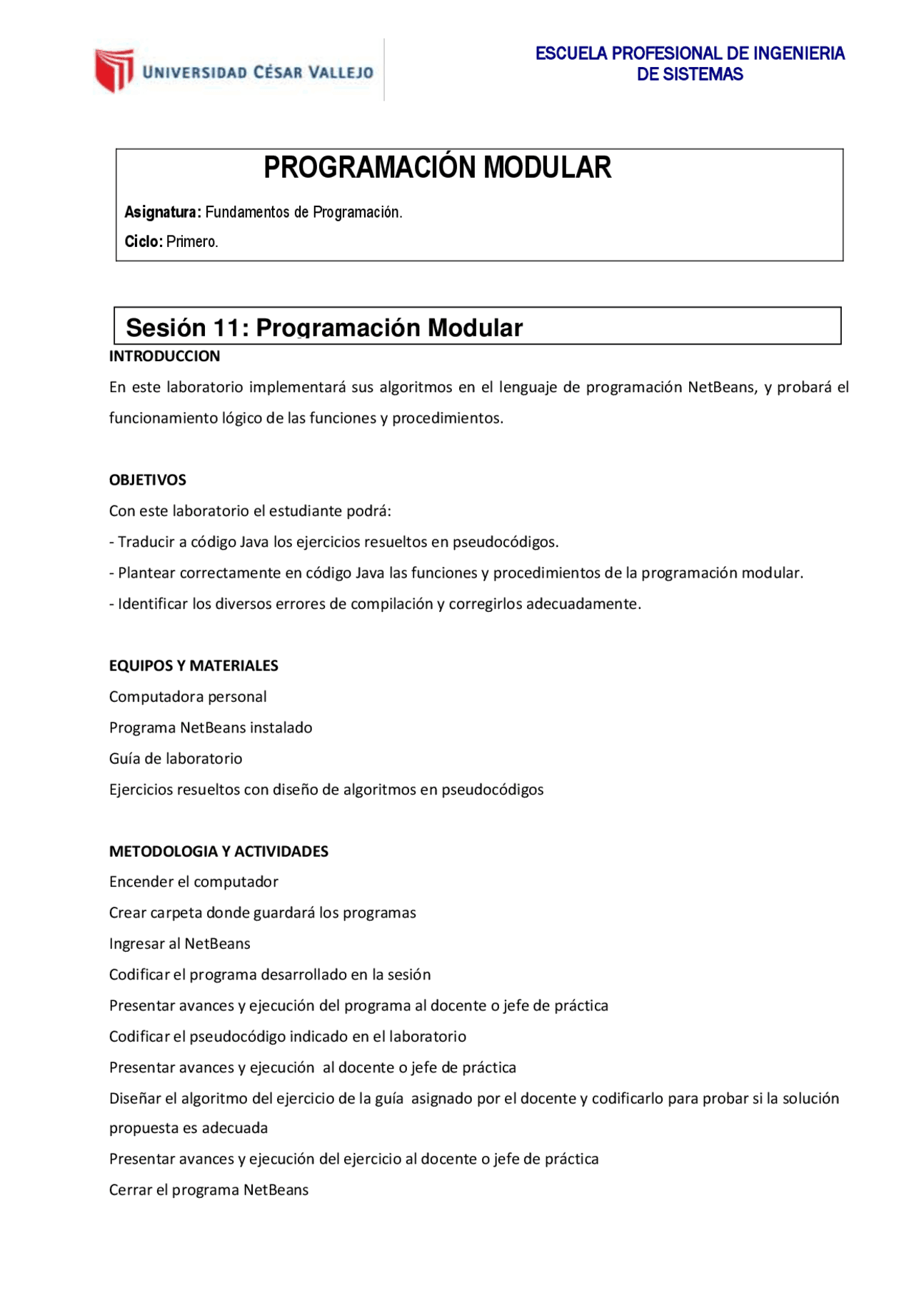Programación Modular: Laboratorio de Fundamentos de Programación ...