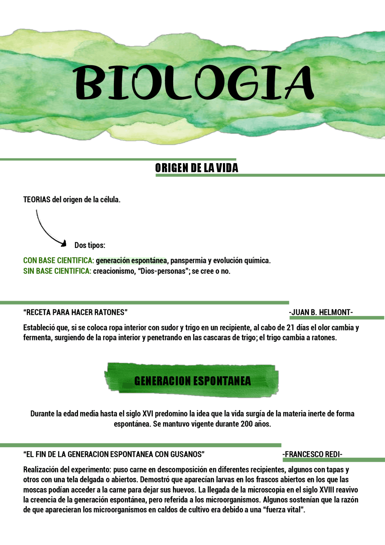 Resumen Completo De Biologia Resúmenes De Biología Docsity