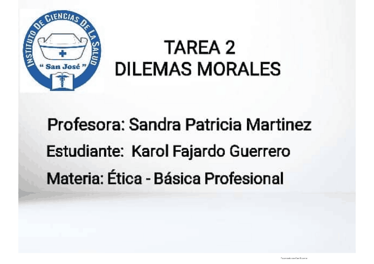 Dilemas Morales En Colombia Apuntes De Ética Docsity