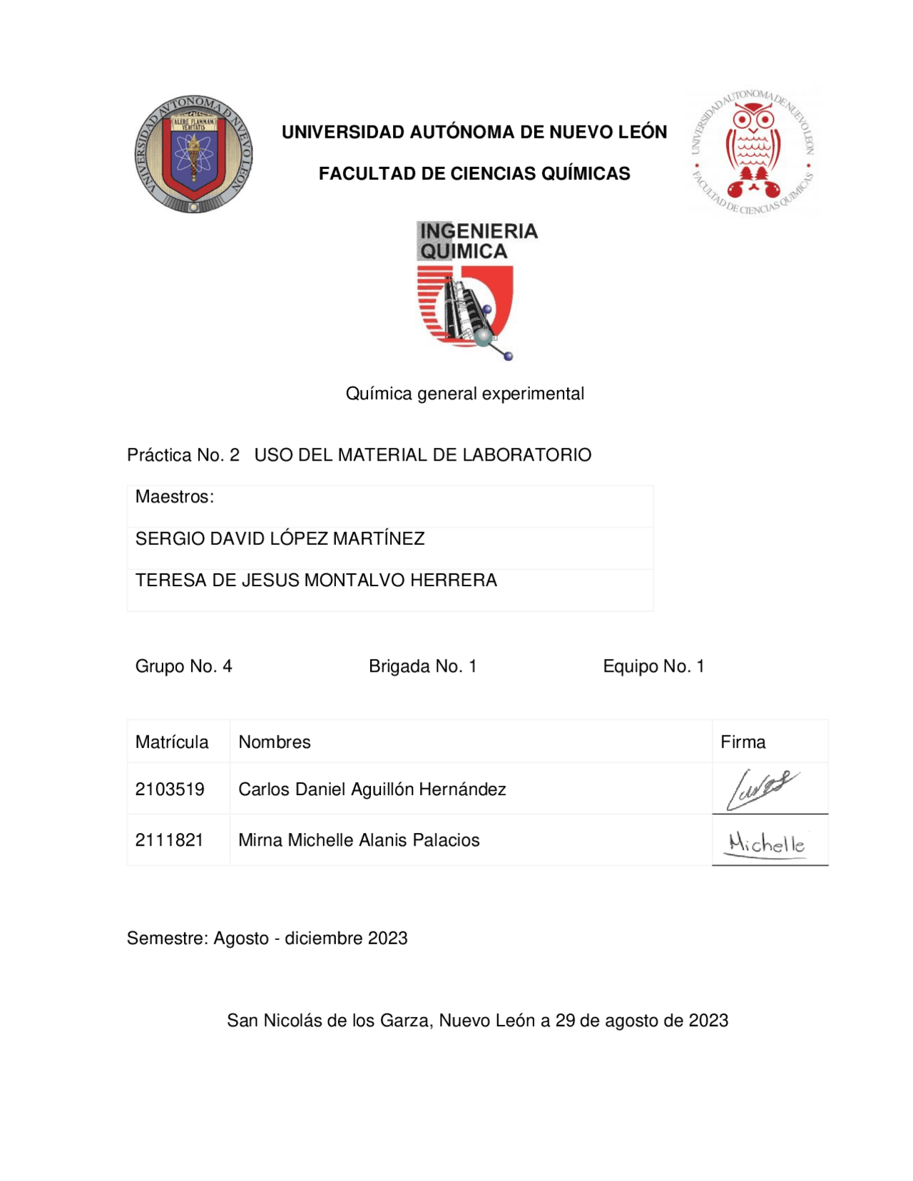 Reporte Práctica 2 Ejercicios De Experimentación En Química Docsity