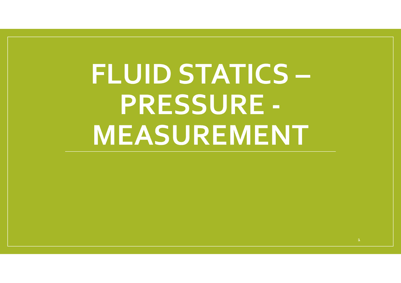 Problems in fluid mechanics , hydrostatic forces, pressure measurement ...