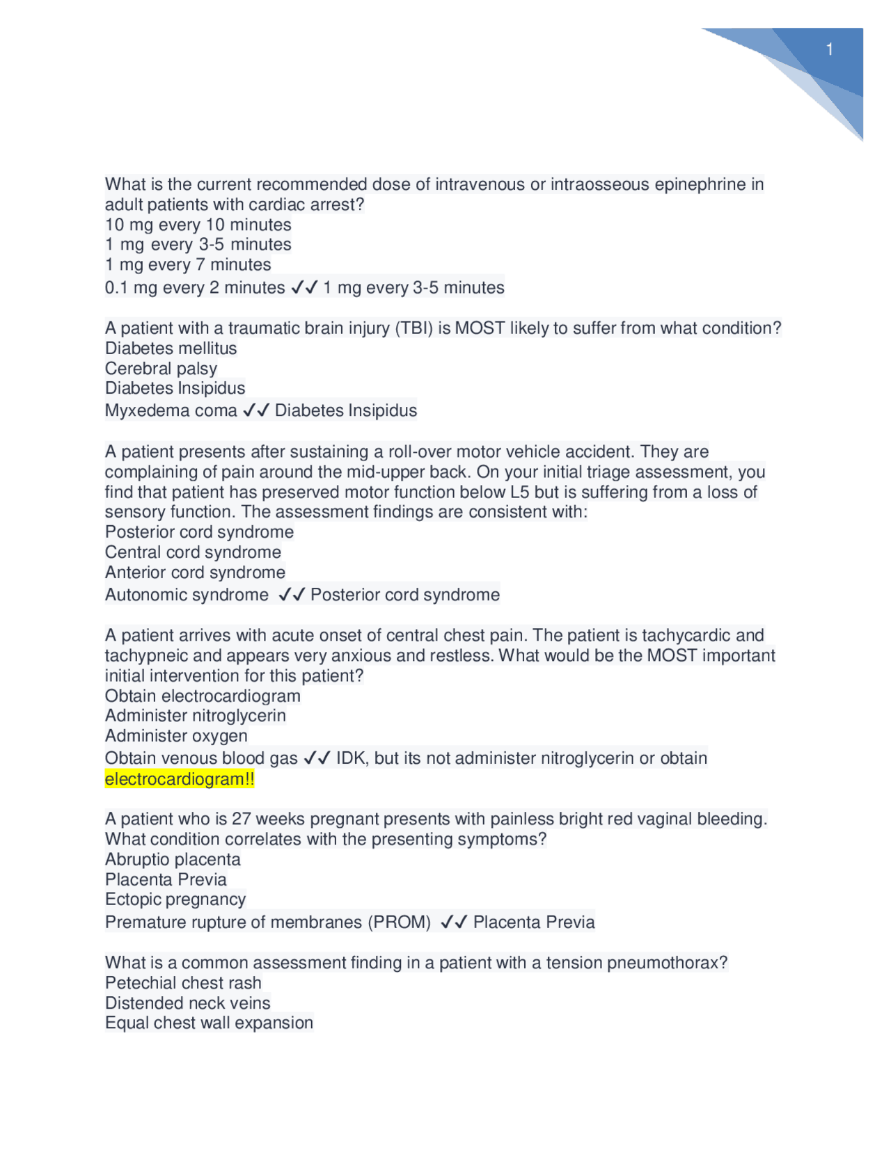 RELIAS ED RN A, EXAM 2022-2024 QUESTIONS AND 100% CORRECT ANSWERS ...