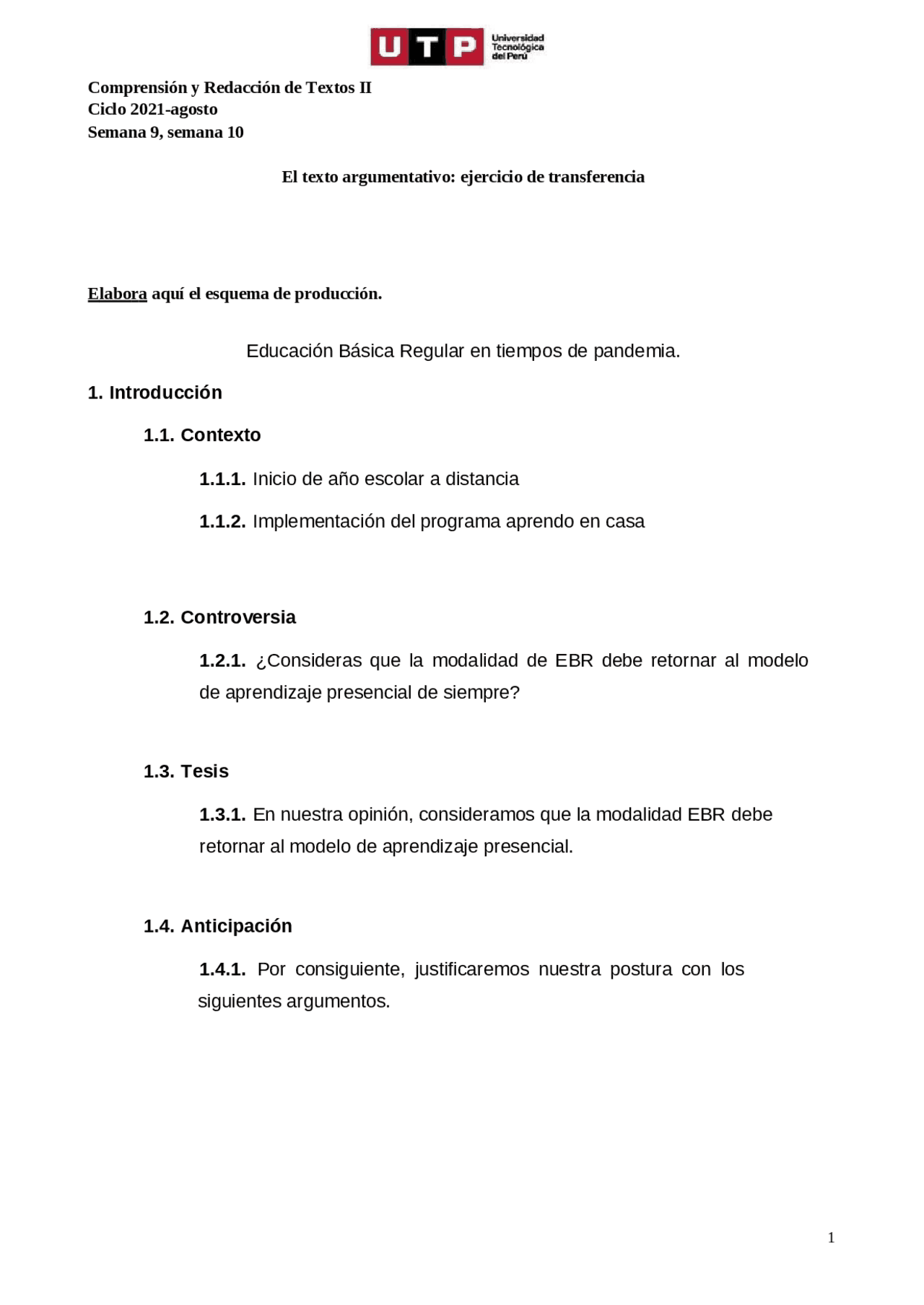S10s2 Texto Argumentativo Ejercicios De Literatura Y Desarrollo