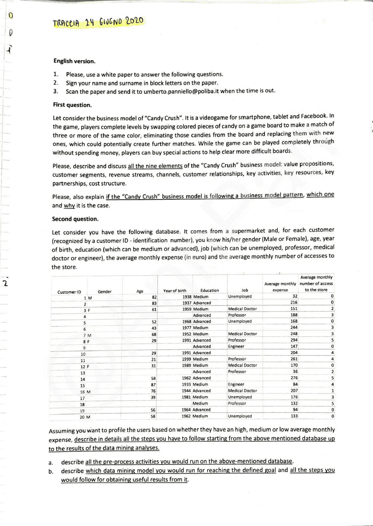 Tracce Svolte Di Modelli Di E Business E Business Intelligence Digital