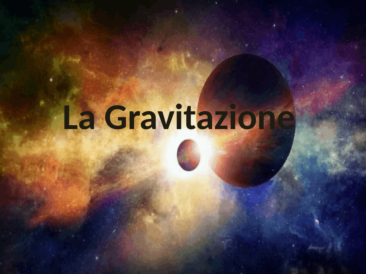 Power point LA GRAVITAZIONE | Schemi e mappe concettuali di Fisica ...