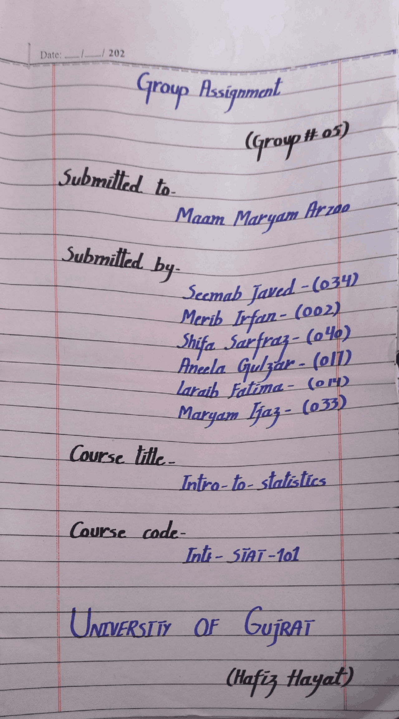 Introduction To Statistics Topic-Moments Hand Written Notes Complete ...