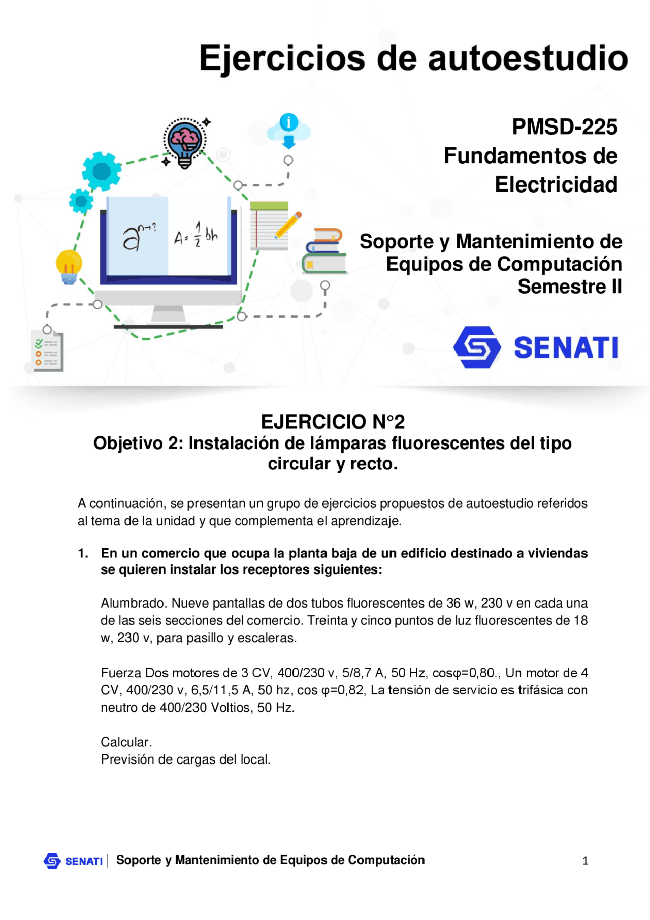 fundamentos de electricidad | Ejercicios de Informática | Docsity