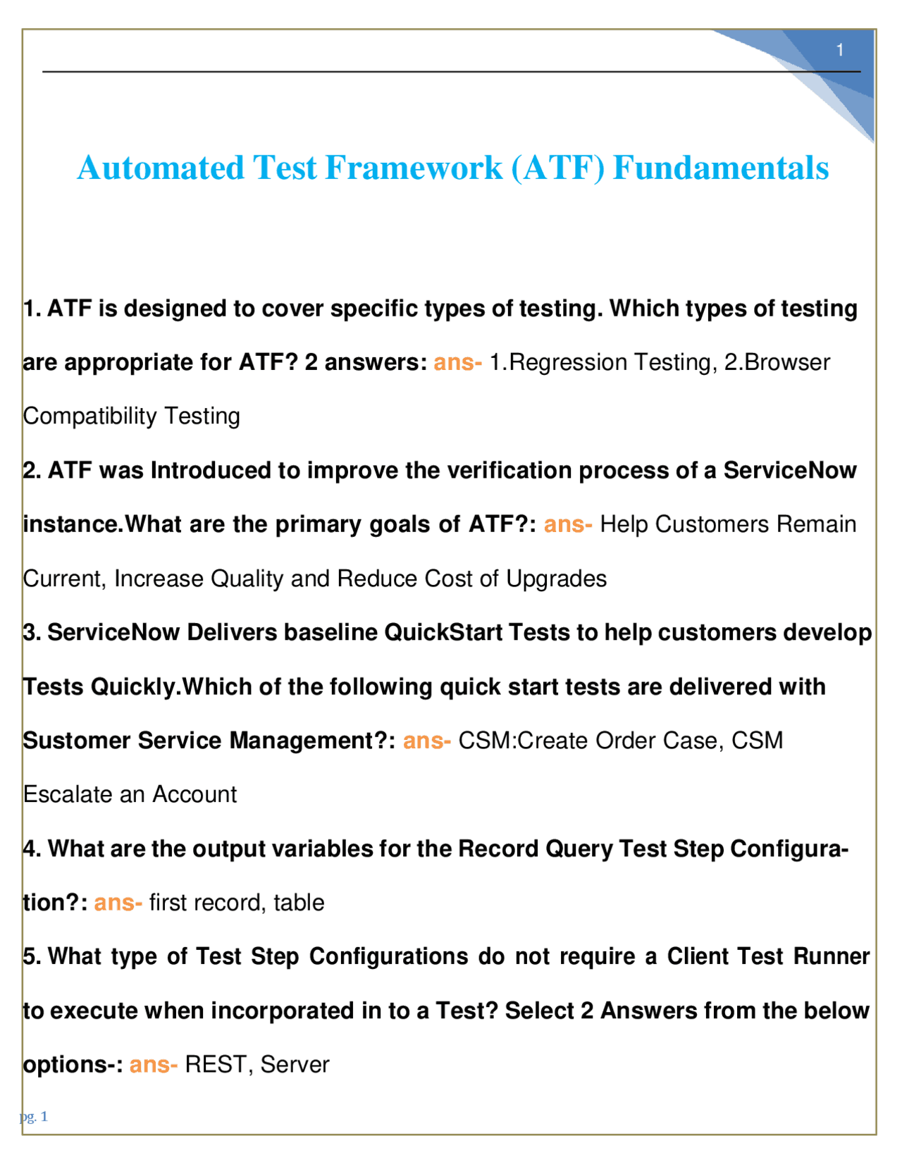 Automated Test Framework Atf Fundamentals Micro Certification Latest