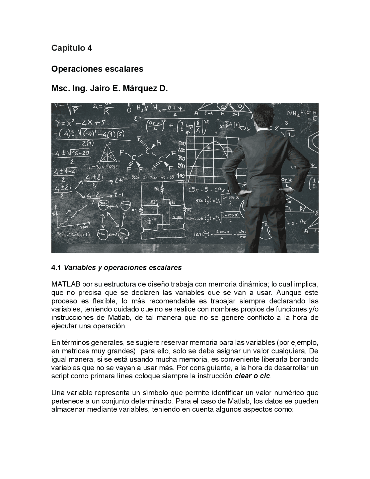 Capitulo 4 Matlab Umng Apuntes De Ingeniería Civil Docsity
