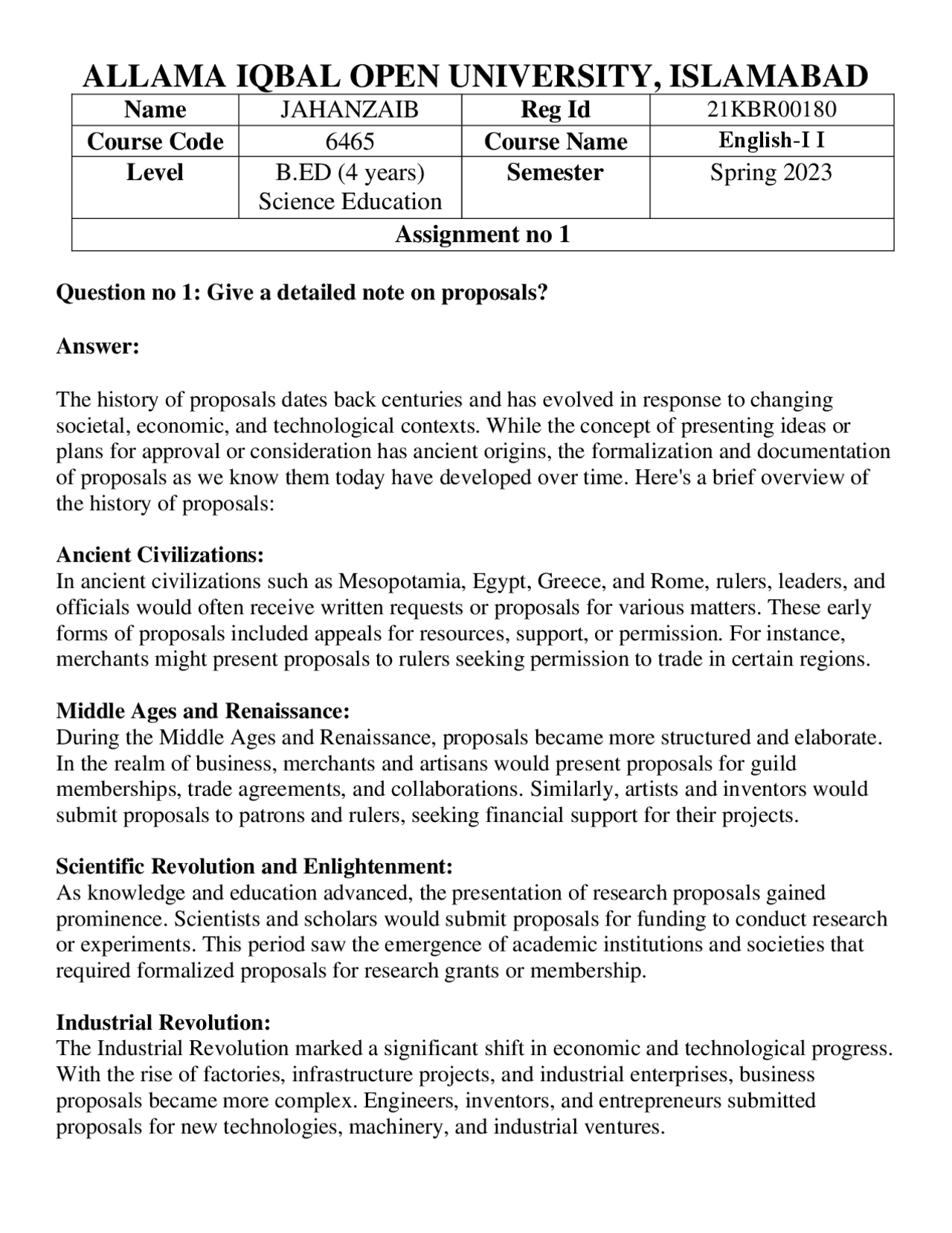 English-II Assignment no 1 for B.Ed 4 years | Study notes English ...