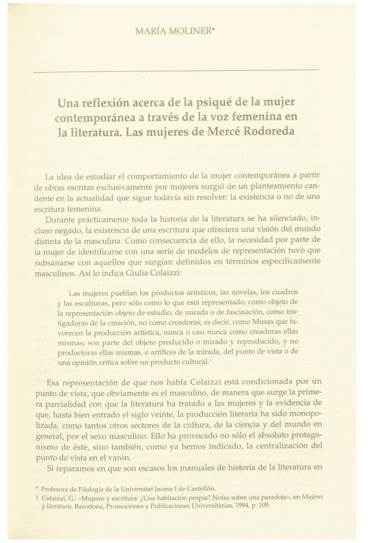 Resumen Merce Rodoreda Resúmenes De Catalán Docsity