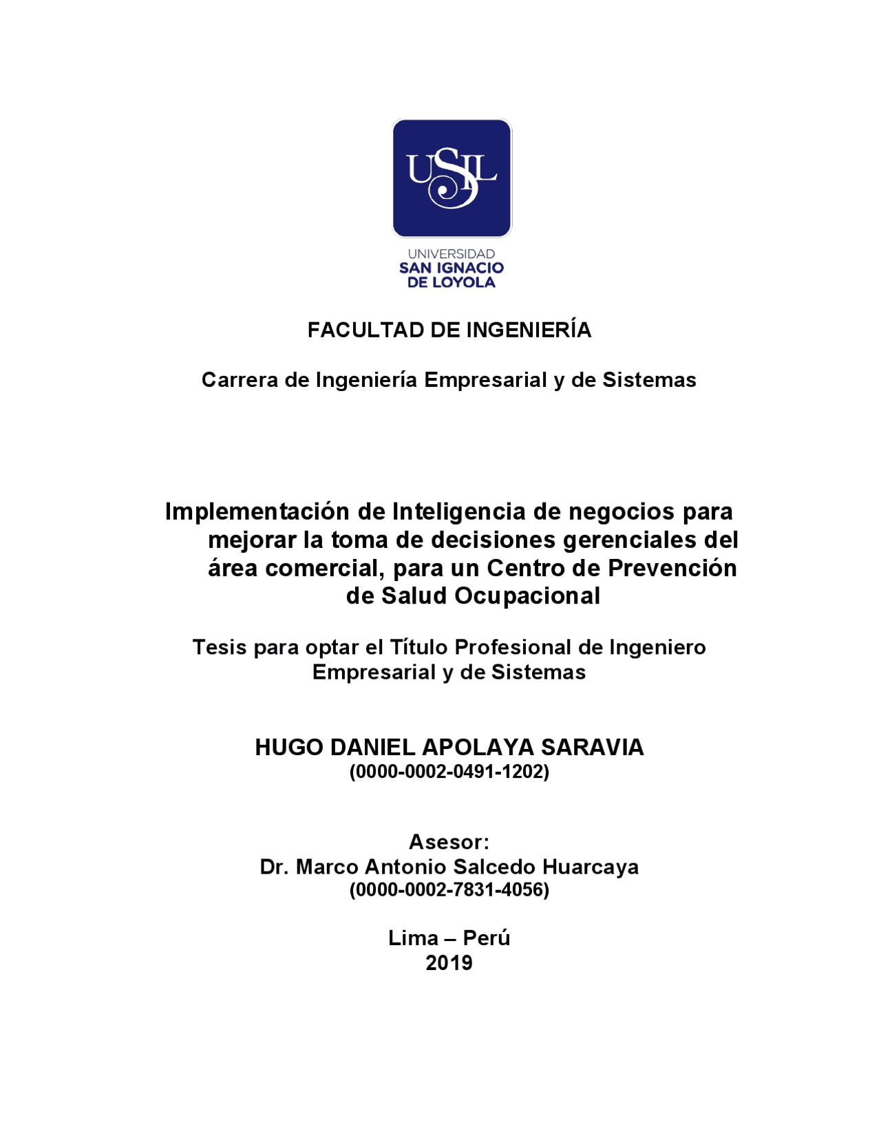 Tesis Para La Tutulacion 2023 Resúmenes De Auditoría Docsity