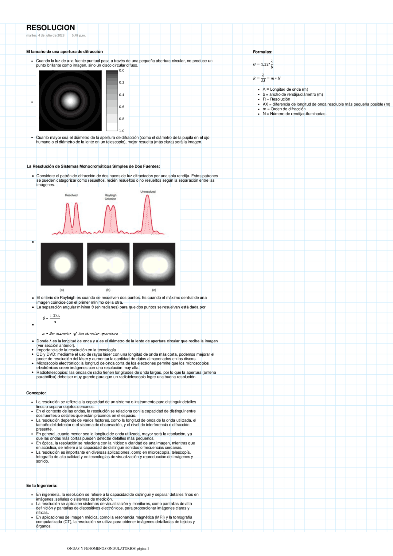 Teoria Resolucion Fisica Ib Apuntes De Física Docsity