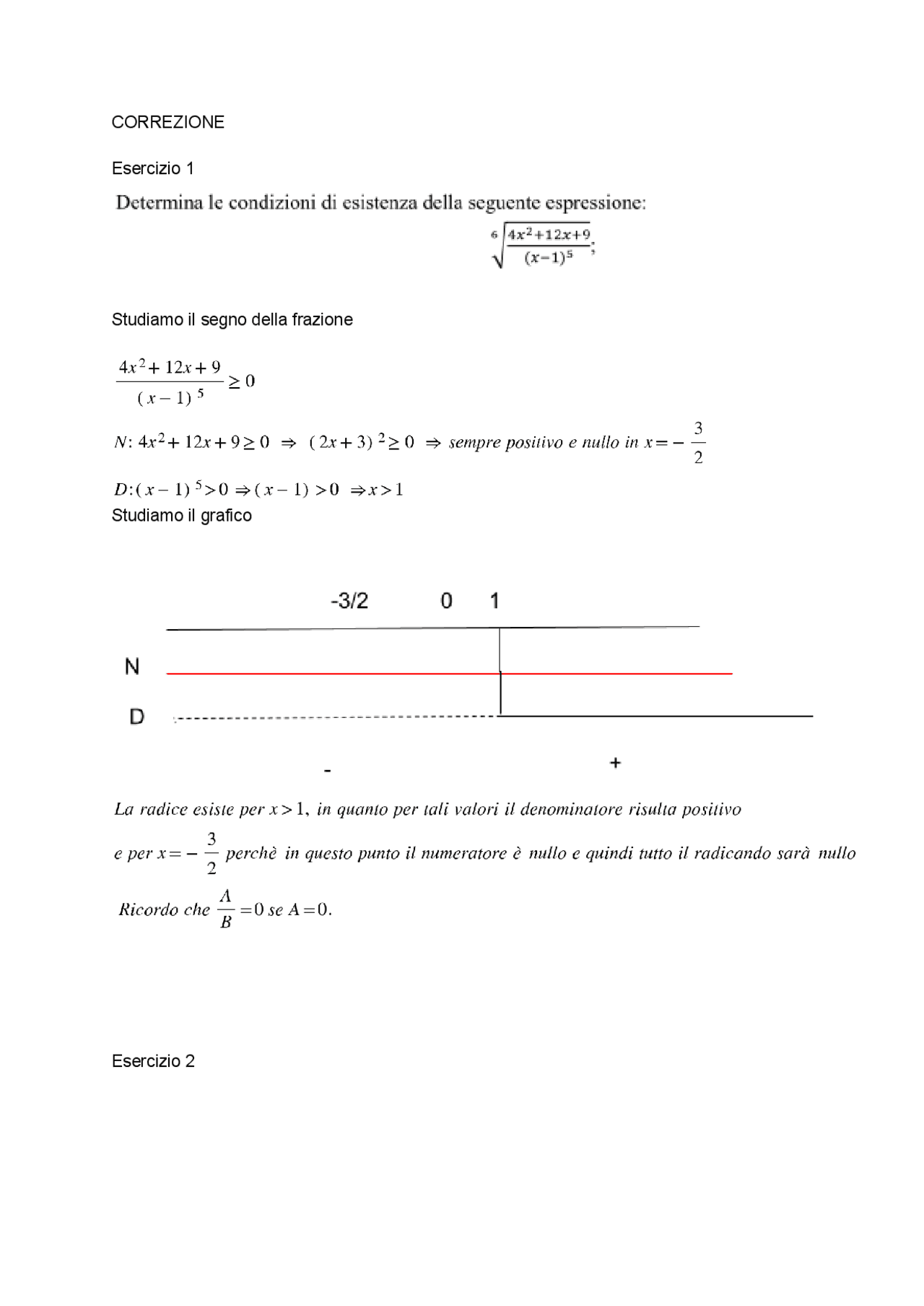 Compito Sui Radicali Esercizi E Soluzioni Con Svolgimento Esercizi