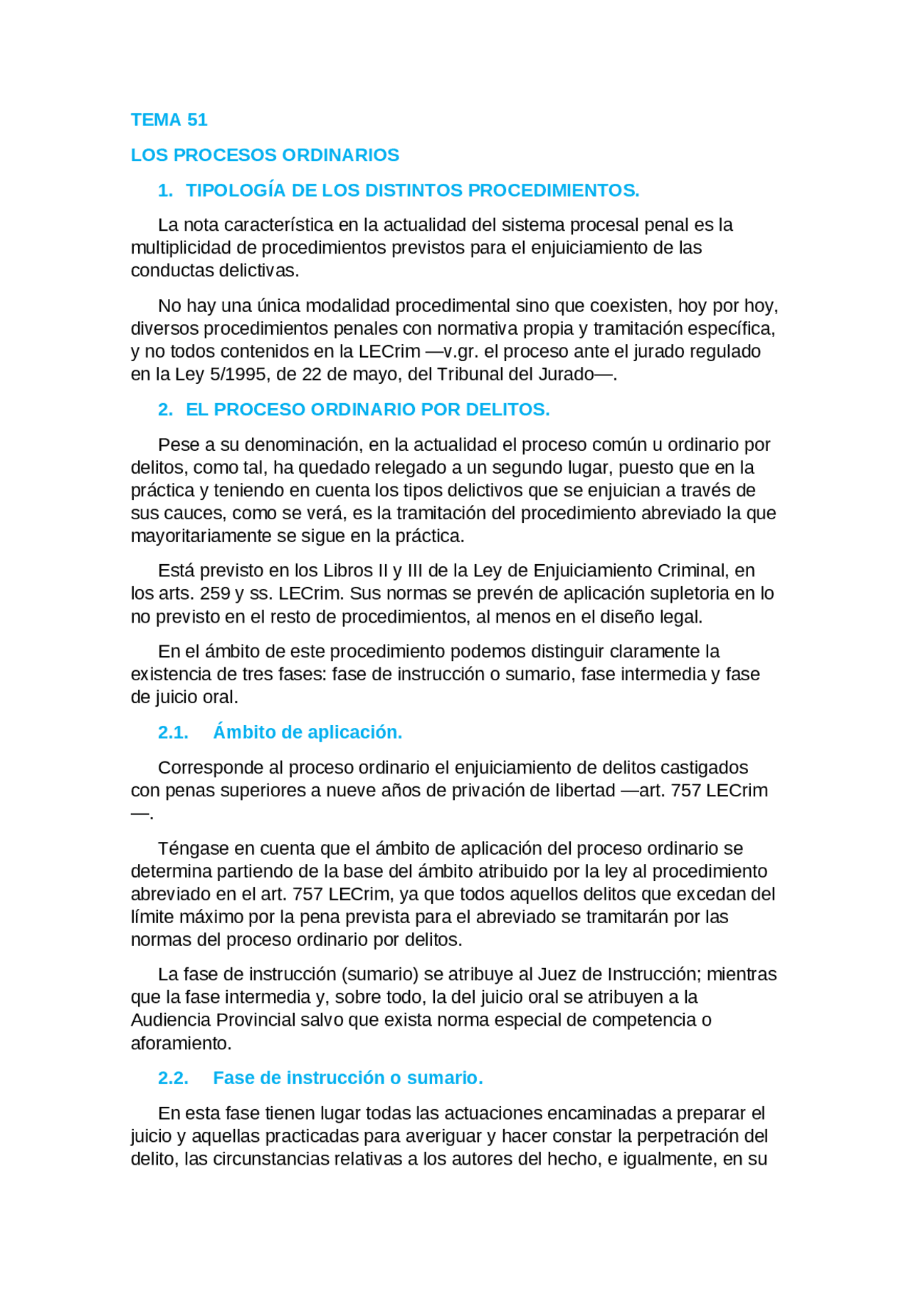 Derecho procesal penal | Esquemas y mapas conceptuales de Derecho Procesal Penal | Docsity