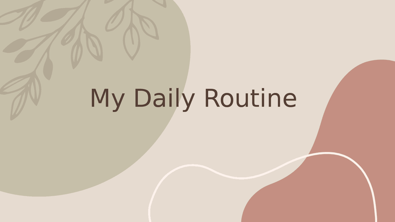 My daily routine básico | Diapositivas de Idioma Inglés | Docsity