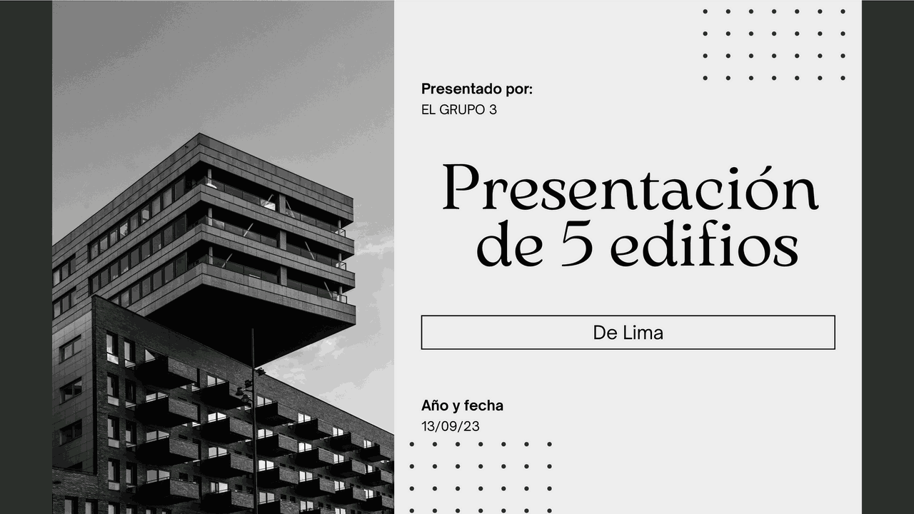 Edificios De Lima Cinco Tesis De Arquitectura Docsity