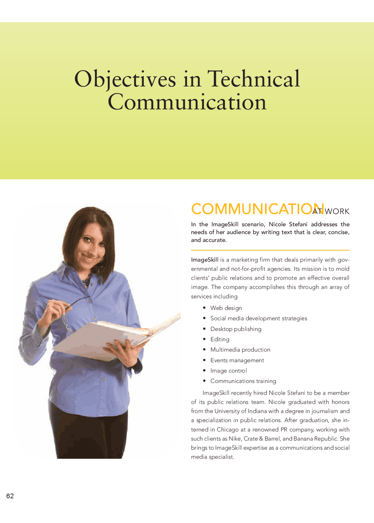 Objectives In Technical Communication Lecture Notes Technical Writing